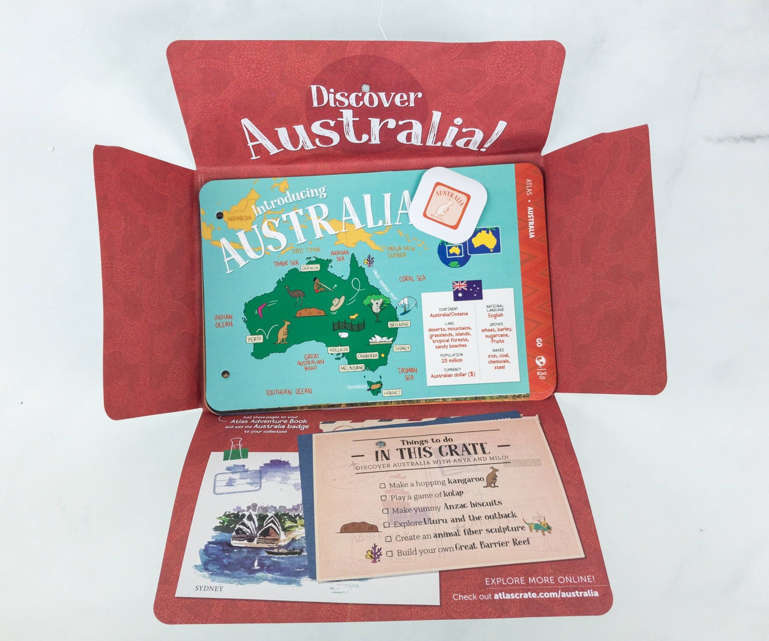 Atlas Crate Review & Coupon - AUSTRALIA - Hello Subscription