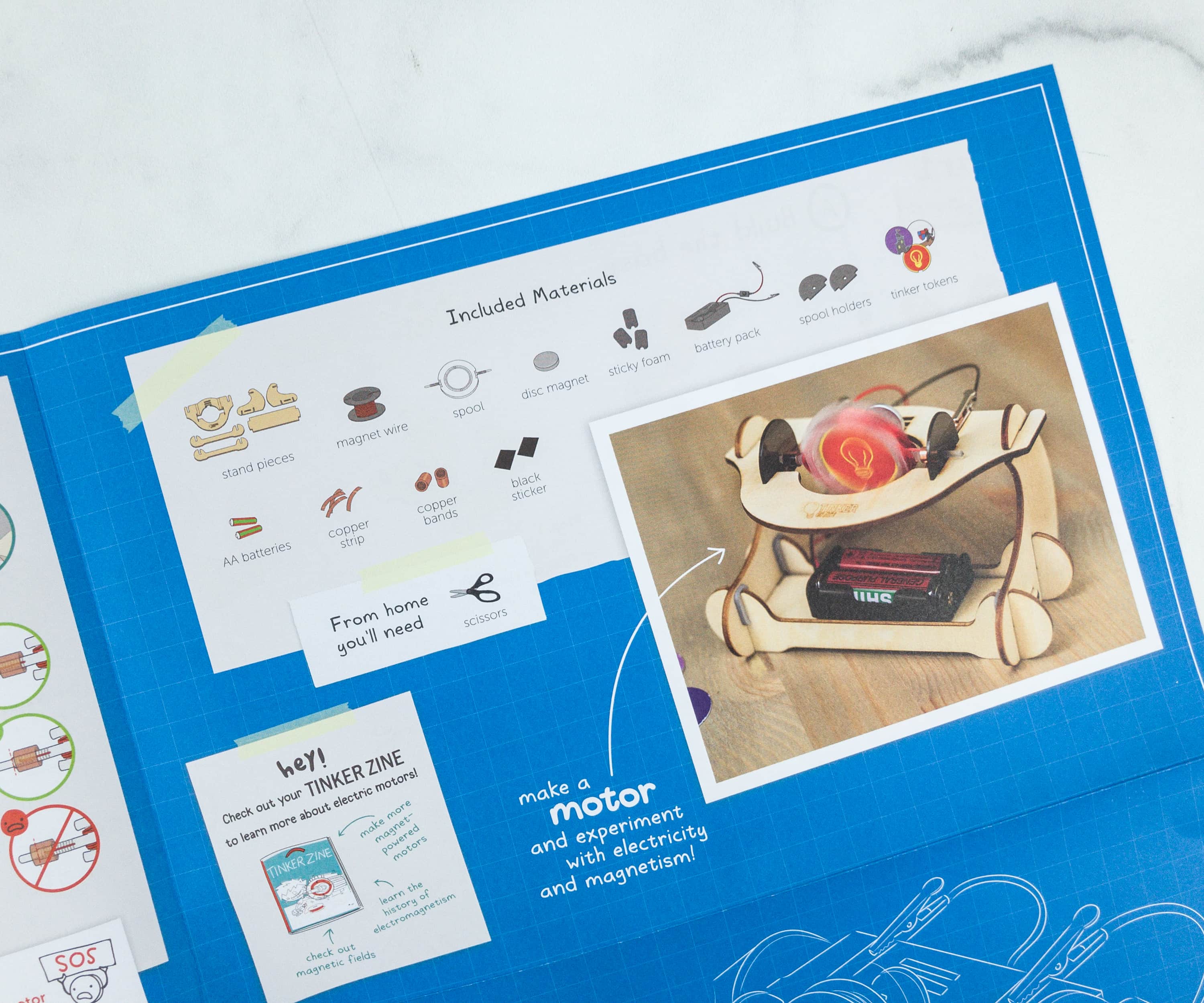 Tinker Crate Review & Coupon - MAKE YOUR OWN MOTOR - hello subscription