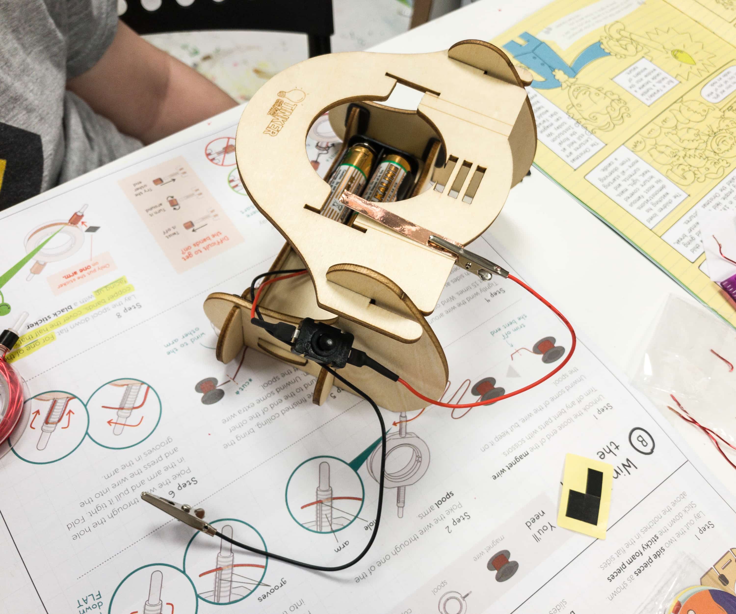 Tinker Crate Review & Coupon - MAKE YOUR OWN MOTOR - hello subscription