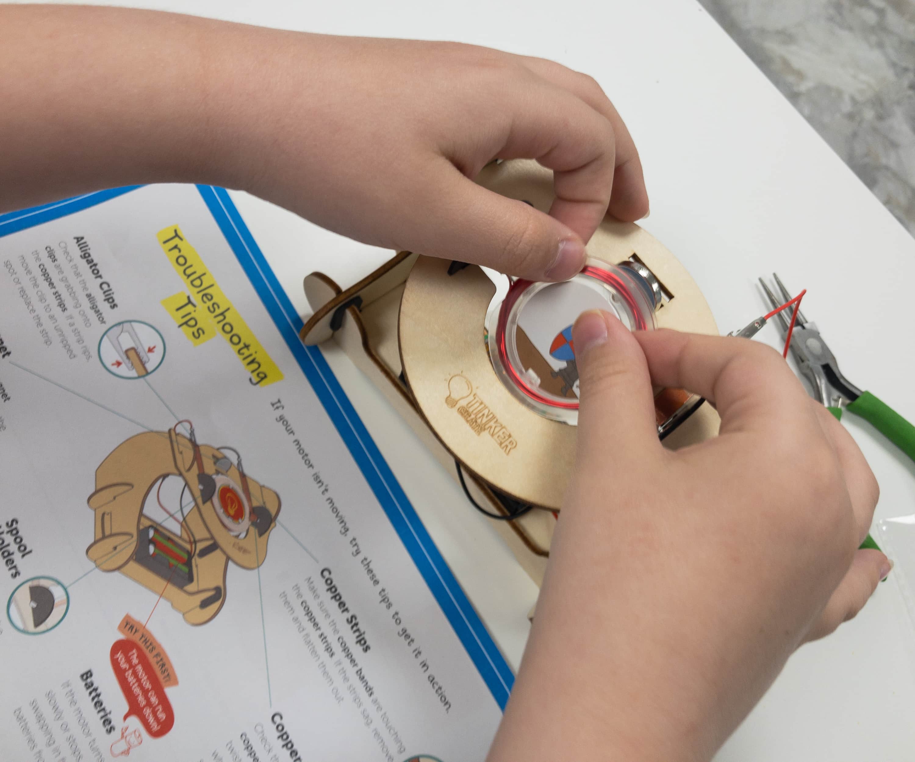 Tinker Crate Review & Coupon - MAKE YOUR OWN MOTOR - hello subscription