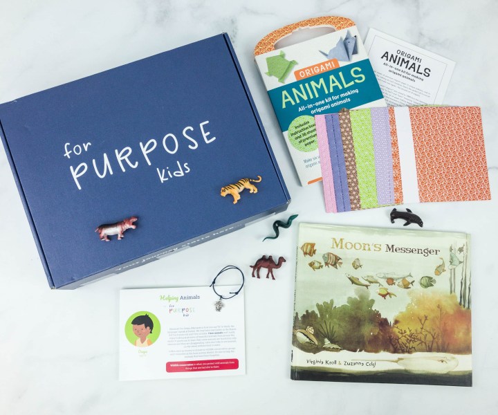 For Purpose Kids Helping Animals Box Review + Coupon - Hello Subscription