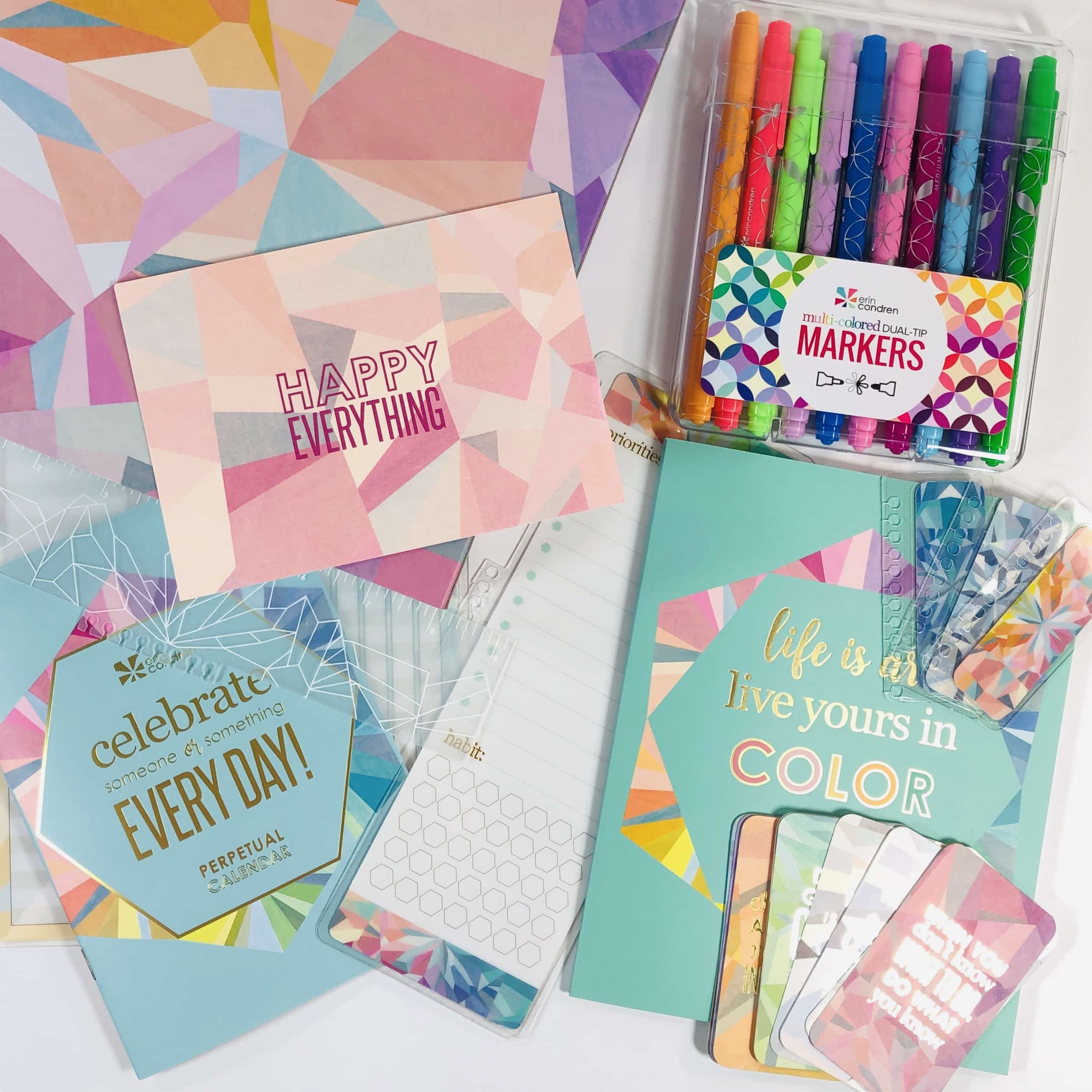 Erin Condren New Product Launch Review May 2019 - Hello Subscription