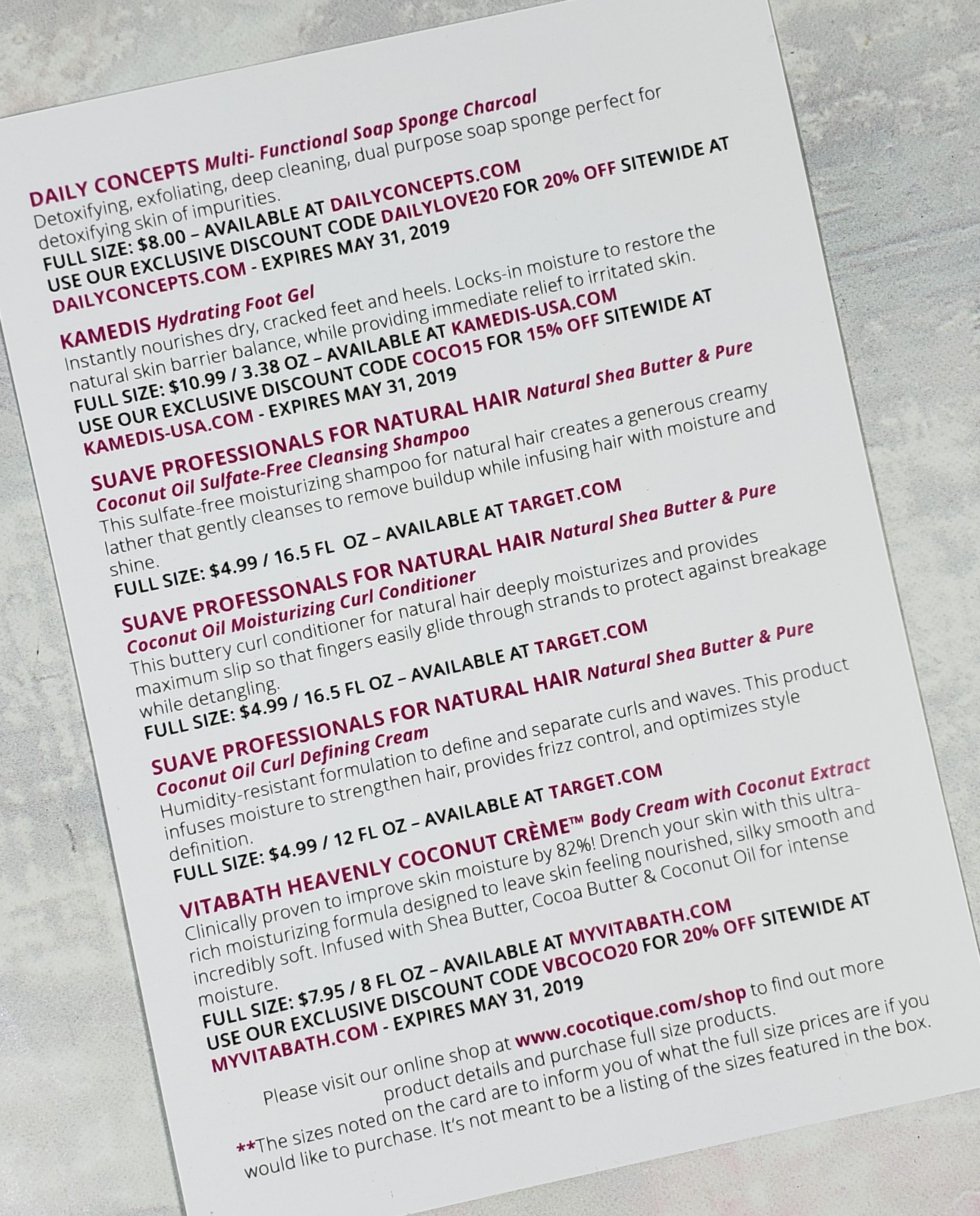 COCOTIQUE Subscription Box Review + Coupon! - March 2019 - Hello ...