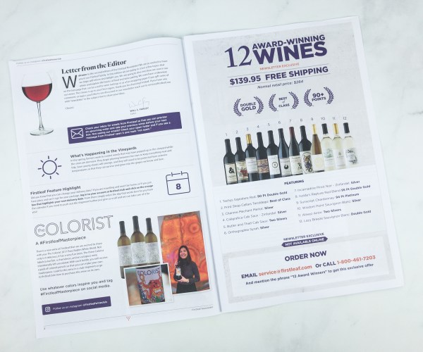 Firstleaf Wine Club May 2019 Subscription Box Review + Coupon - Hello Subscription