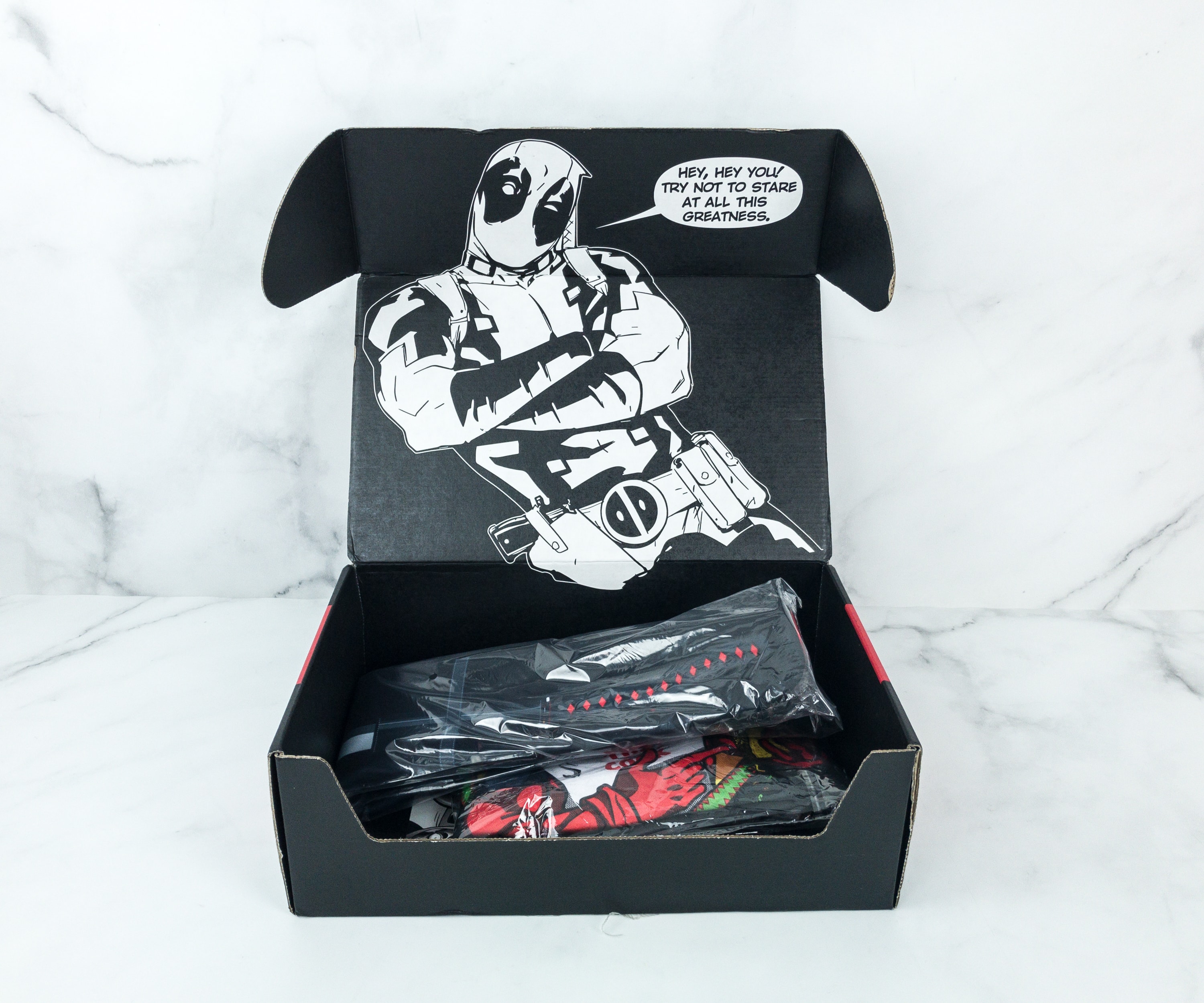 Deadpool Club Merc Spring 2019 Subscription Box Review + Coupon - Hello ...