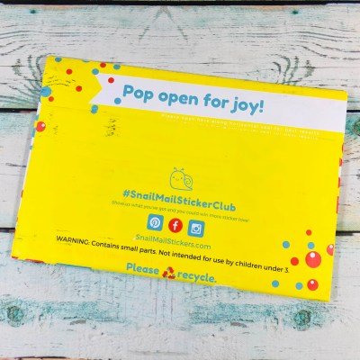 Snail Mail Sticker Club June 2019 Subscription Box Review + Coupon ...