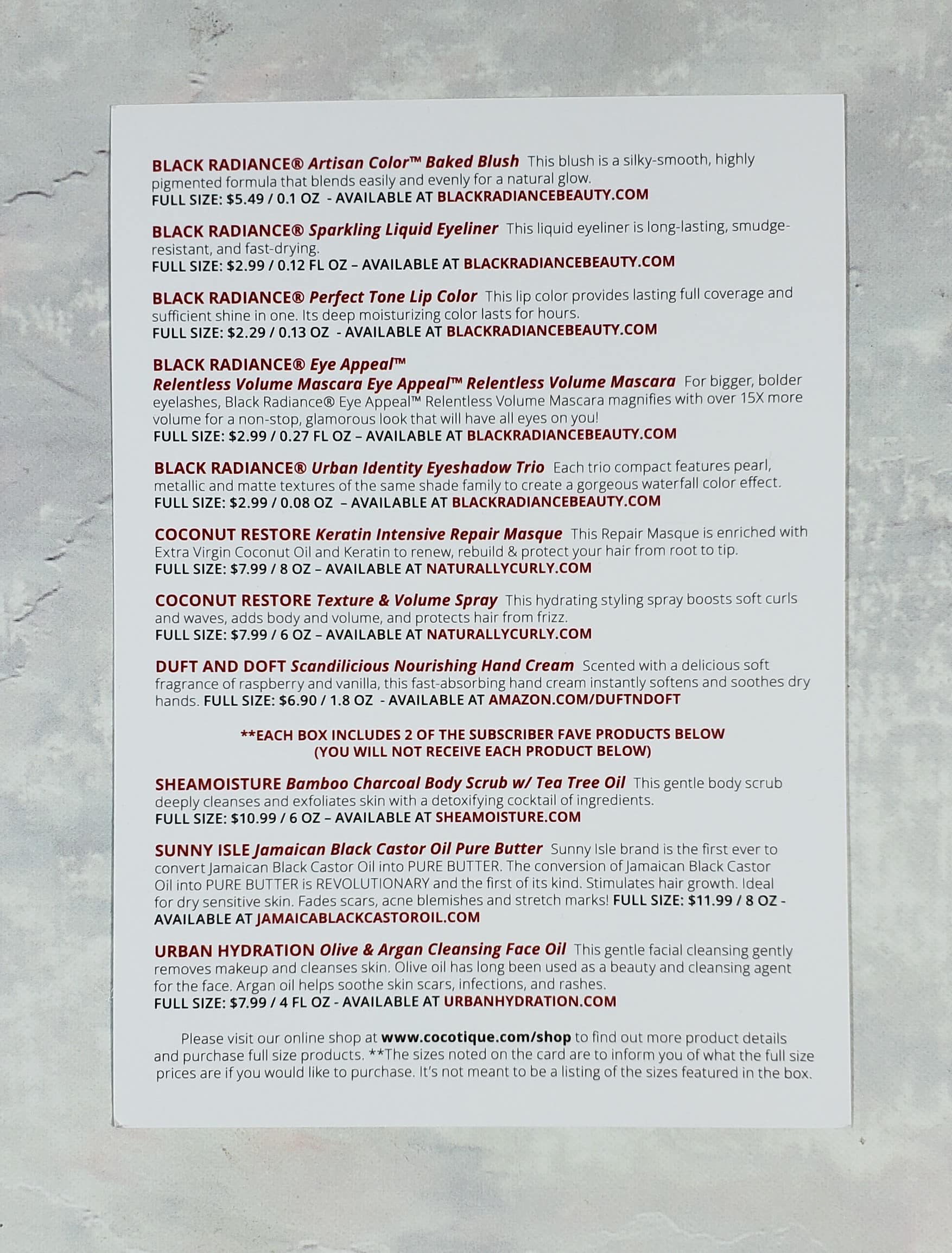 COCOTIQUE Subscription Box Review + Coupon! - April 2019 - Hello ...