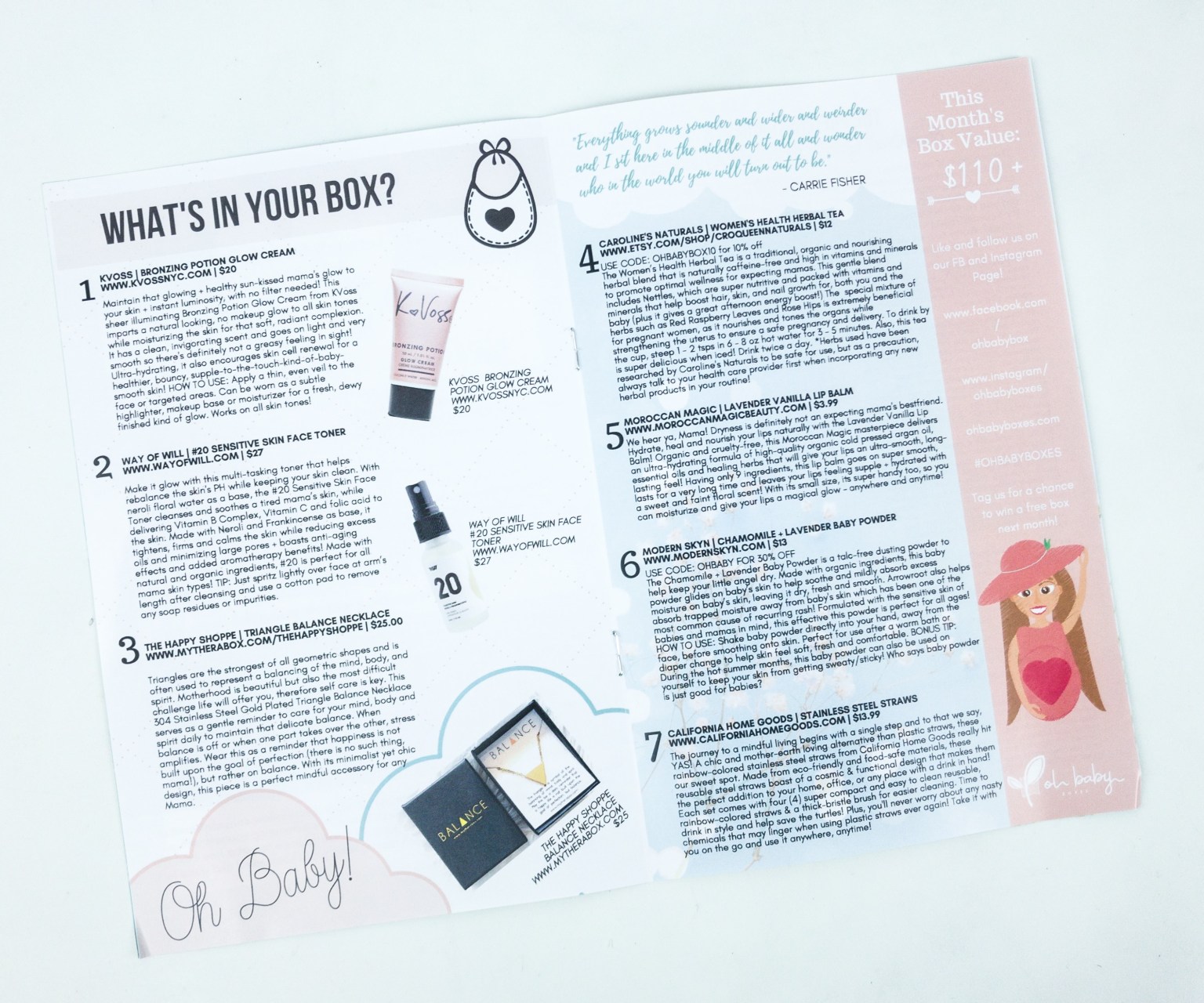 Oh Baby Boxes June 2019 Subscription Box Review - Hello Subscription