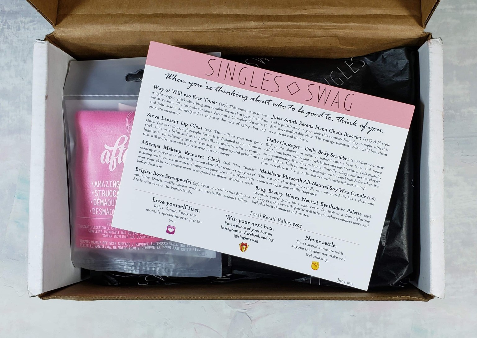 SinglesSwag Subscription Box Review & Coupon - June 2019 - Hello ...