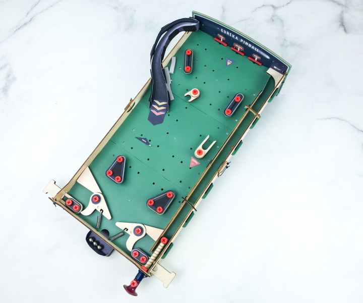 Eureka Crate Review + Coupon - PINBALL MACHINE - Hello Subscription