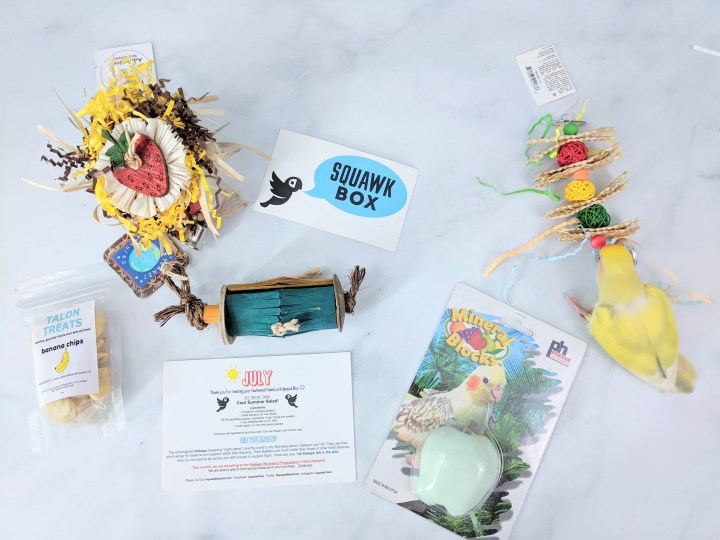 Squawk Box July 2019 Subscription Review - hello subscription