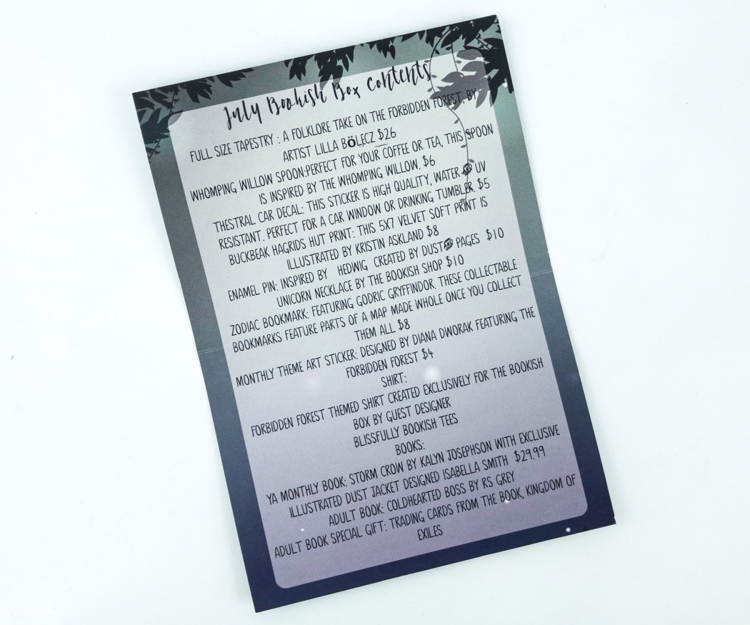 The Bookish Box July 2019 Subscription Box Review + Coupon - Hello ...