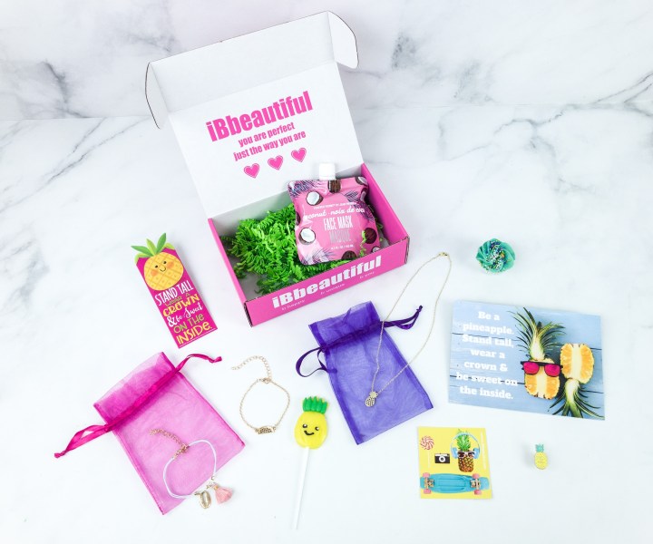 iBbeautiful August 2019 Tween Subscription Box Review - Hello Subscription