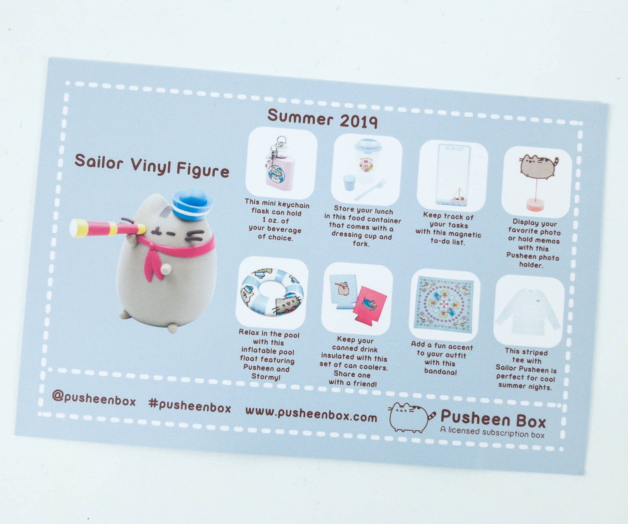 Pusheen Box Summer 2019 Subscription Box Review - Hello Subscription