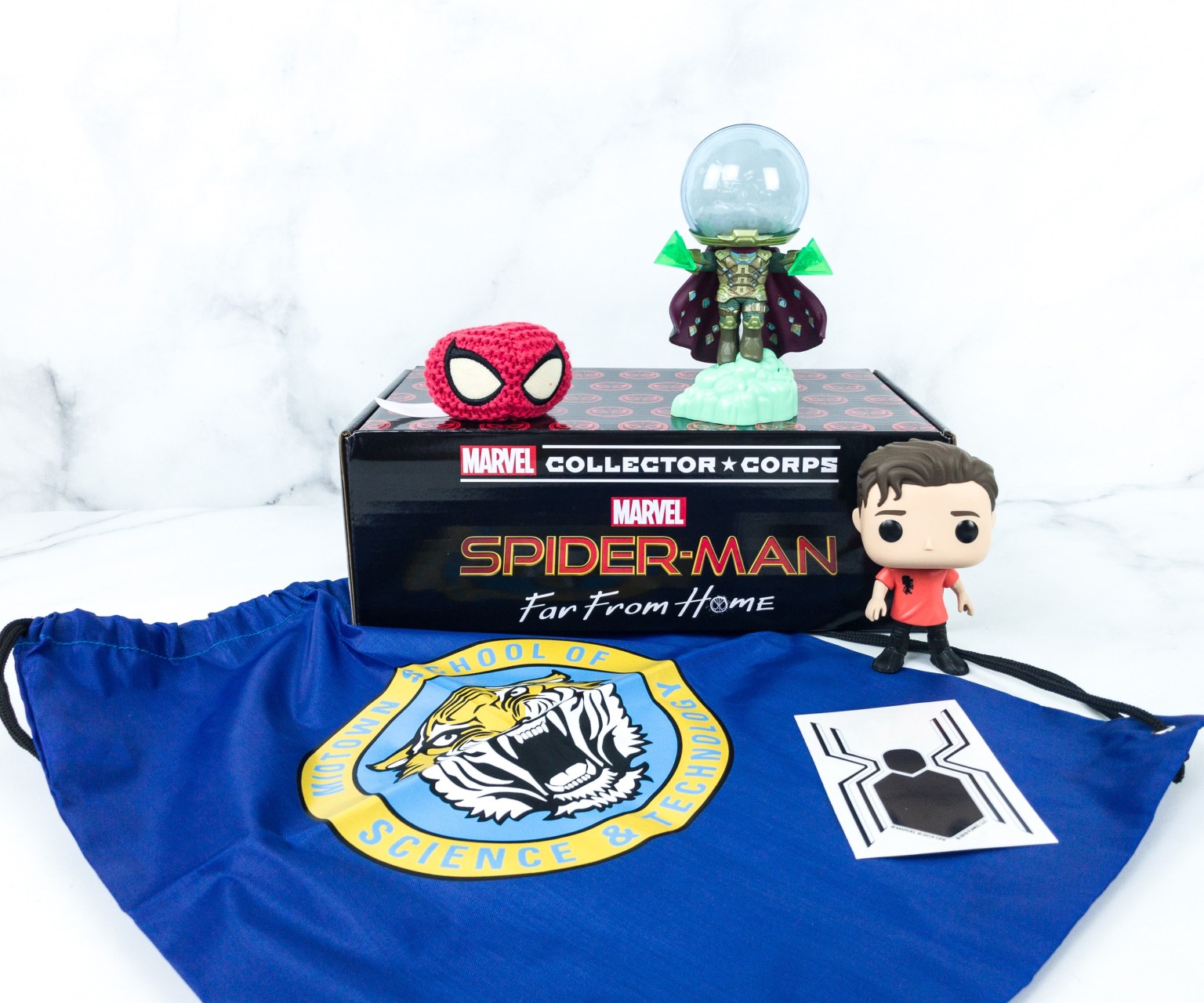 Marvel Collector Corps July 2019 Subscription Box Review - Spiderman ...