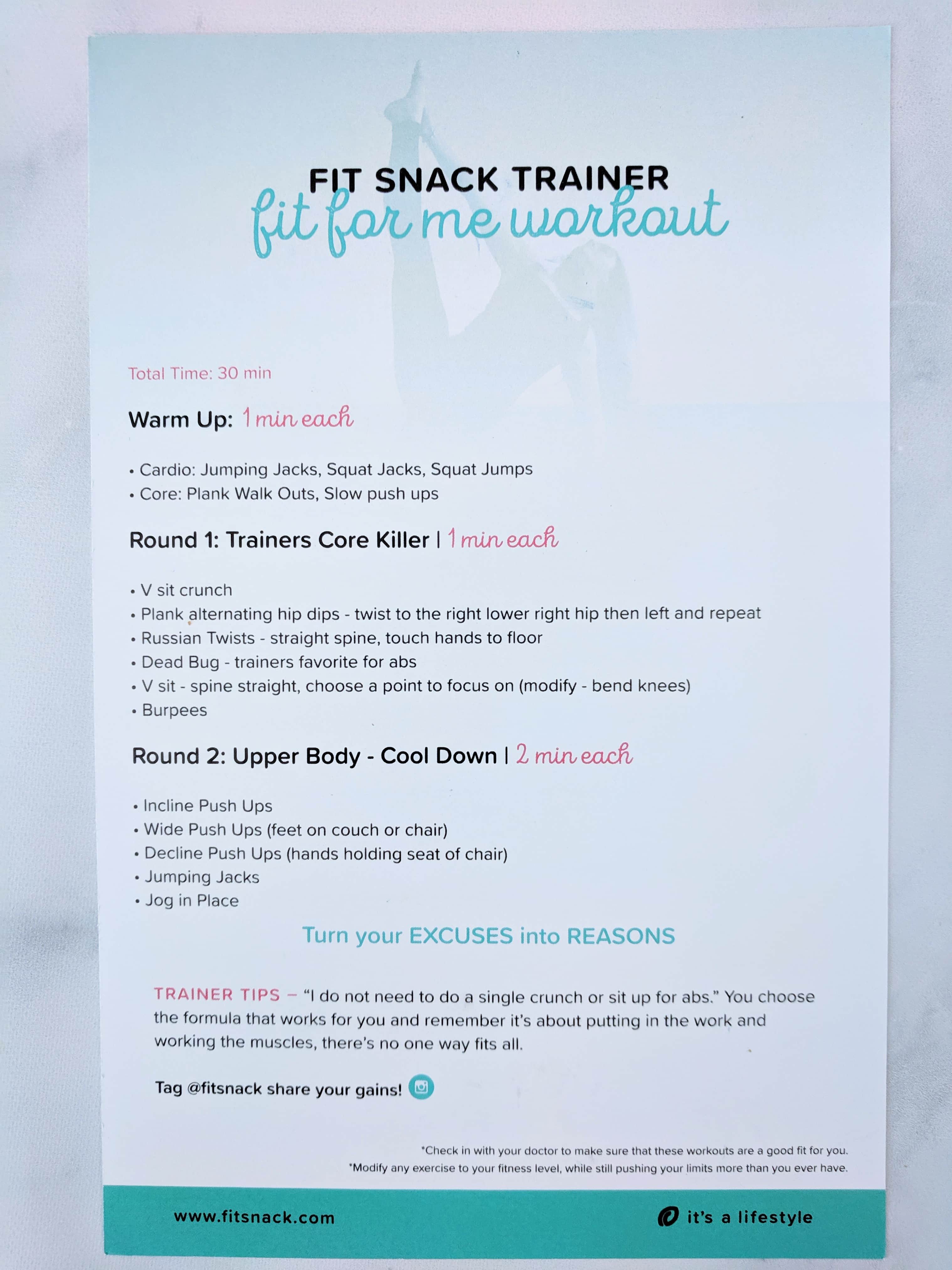 FitSnack July 2019 Subscription Box Review & Coupon - Hello Subscription