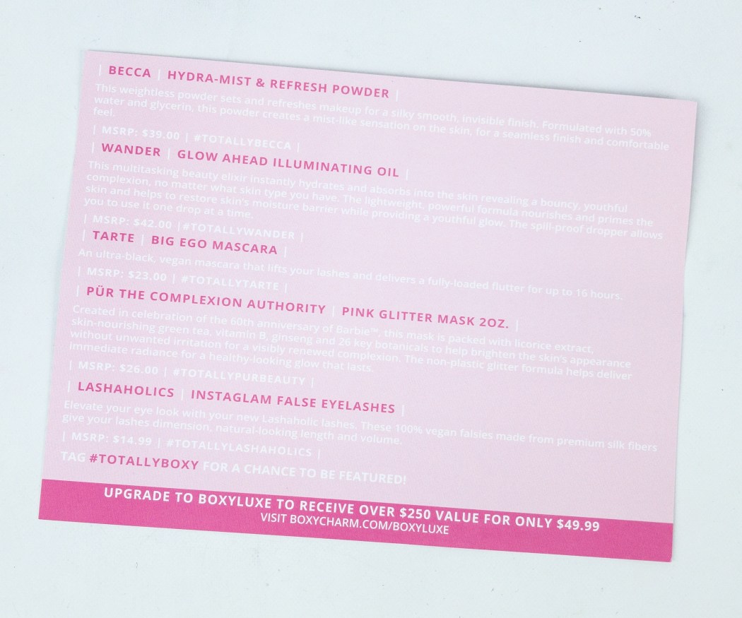 BOXYCHARM August 2019 Review - Hello Subscription