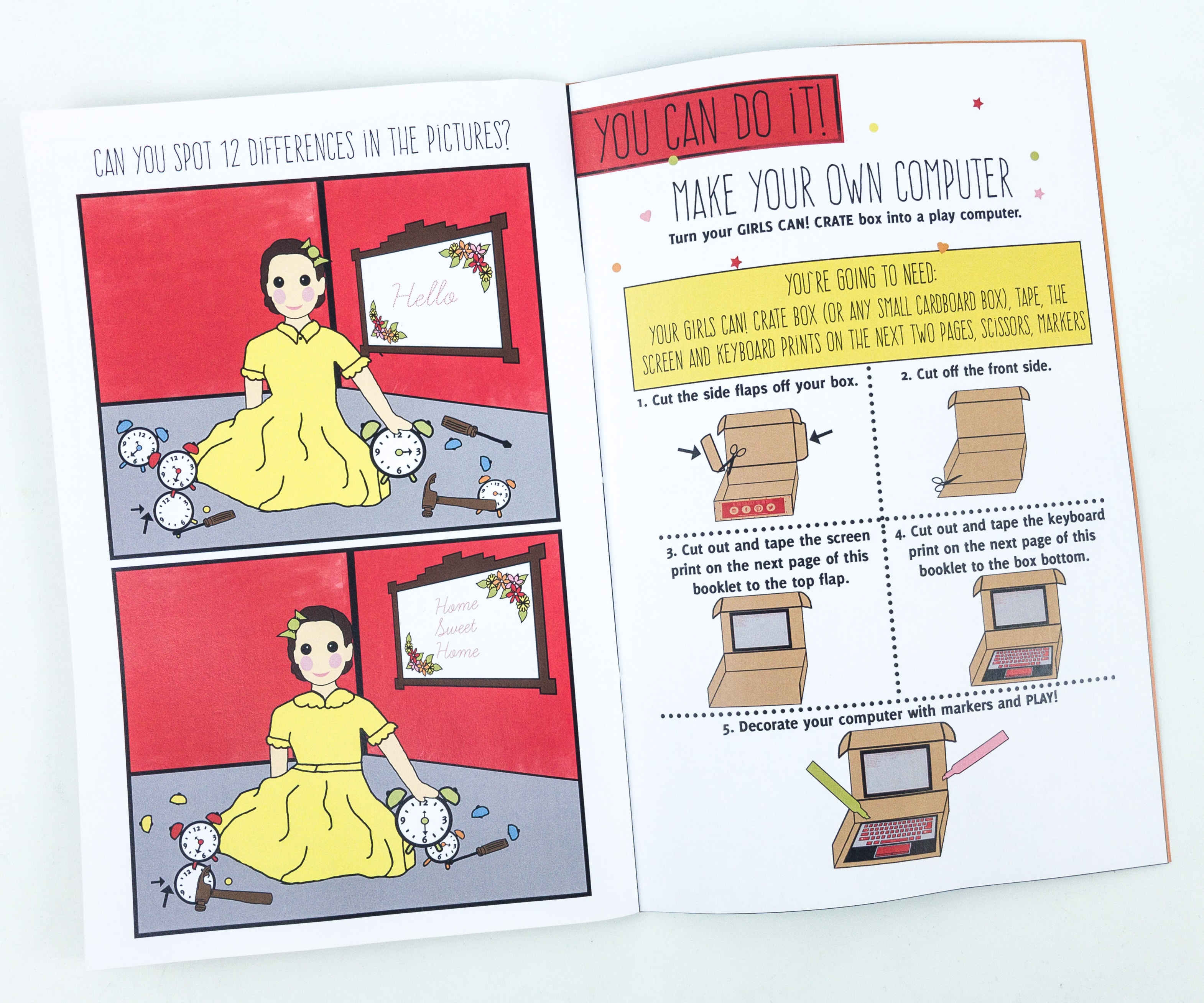 Girls Can! Crate Subscription Box Review + Coupon - THE CURIOUS CODER - hello subscription