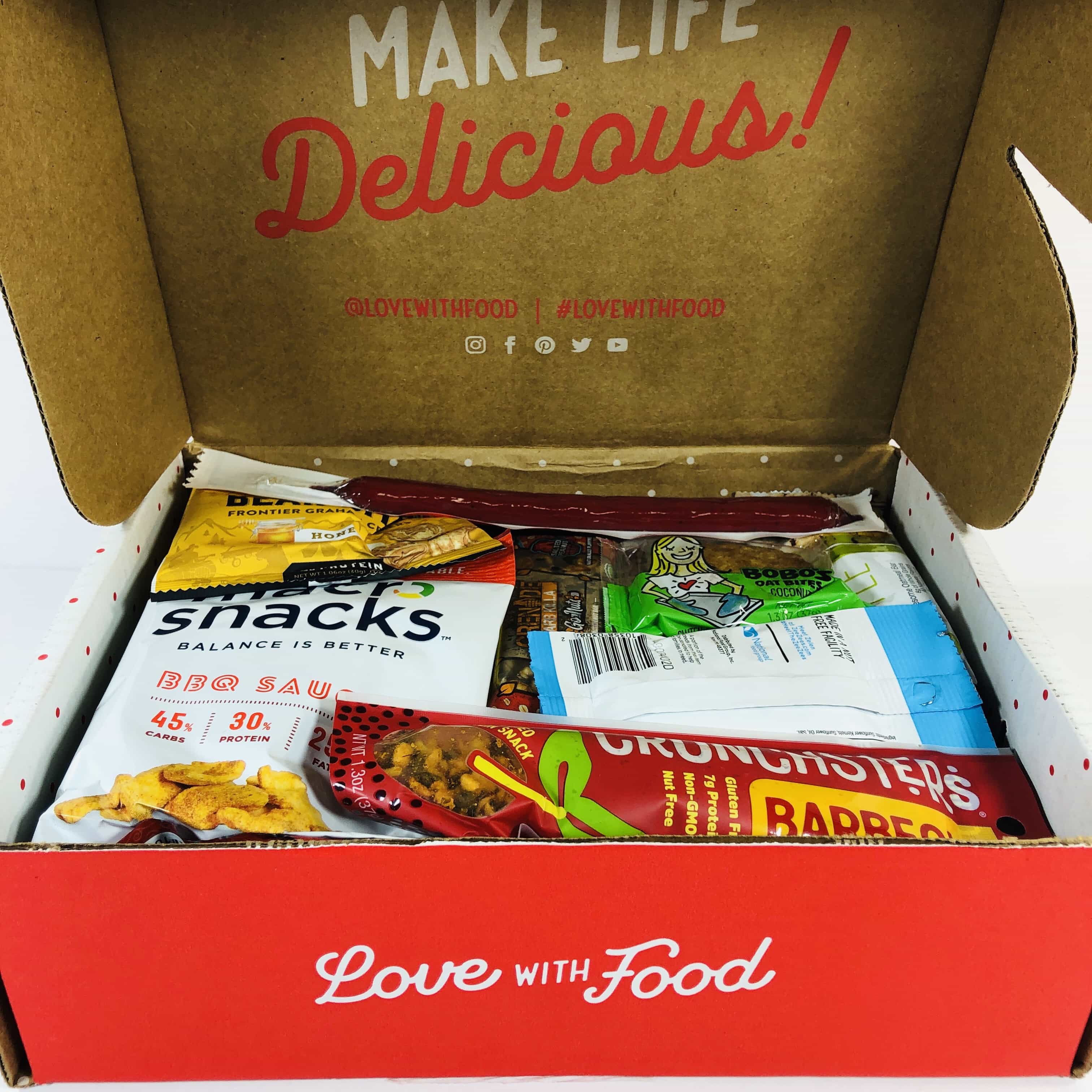 Love With Food August 2019 Deluxe Box Review + Coupon! - Hello Subscription