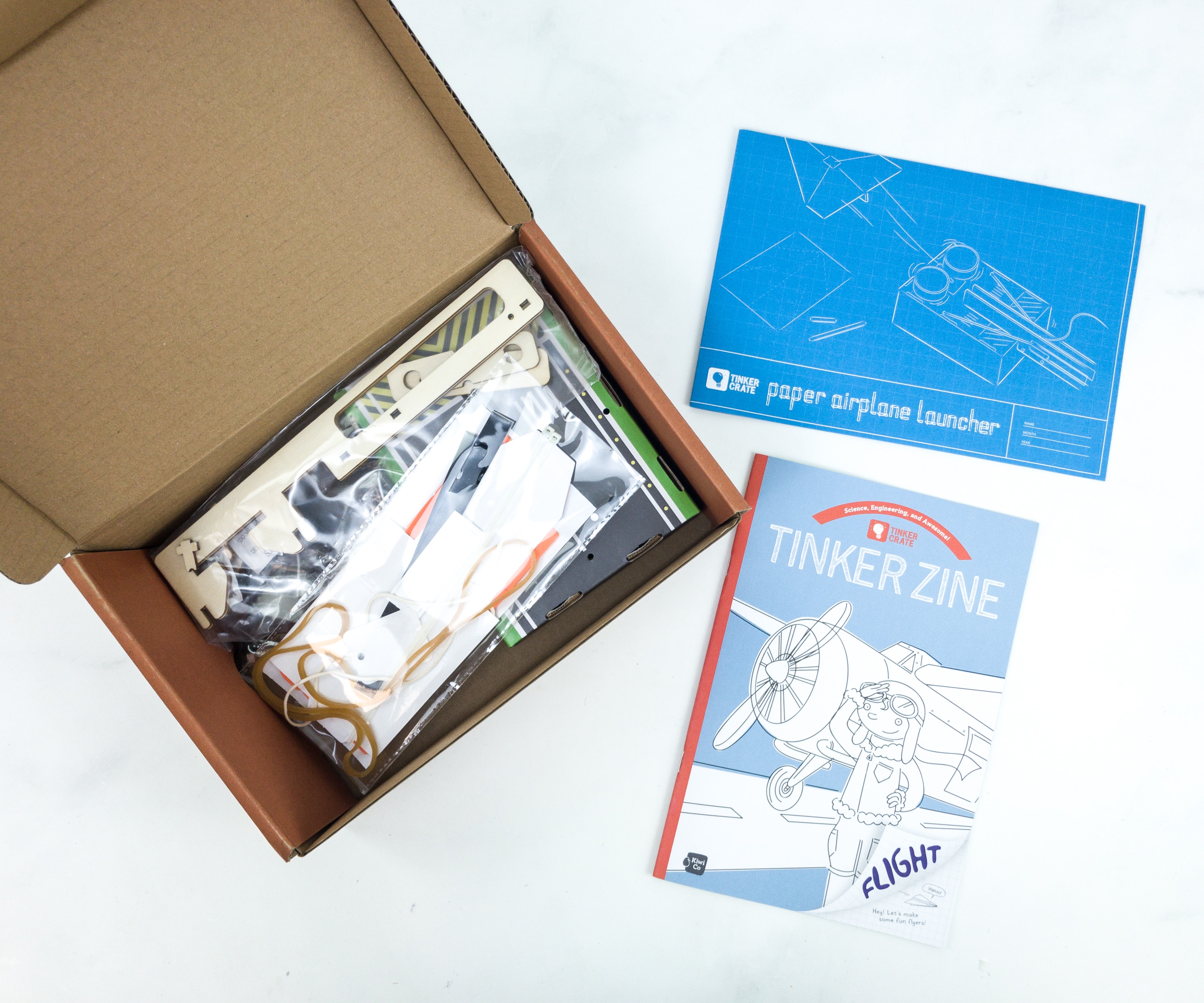 Tinker Crate Review & Coupon - PAPER AIRPLANE LAUNCHER - Hello Subscription