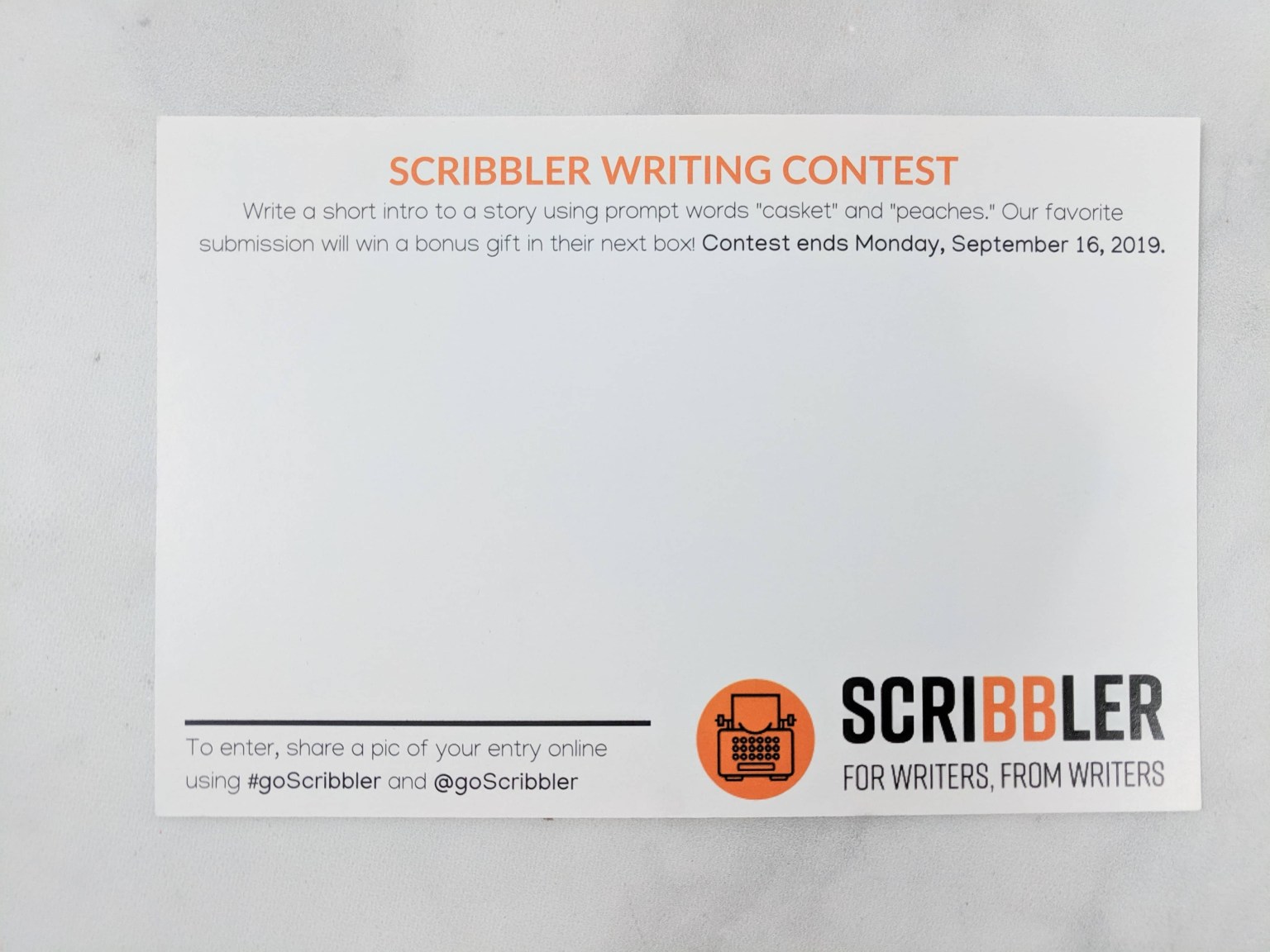 Scribbler August 2019 Subscription Box Review - Hello Subscription