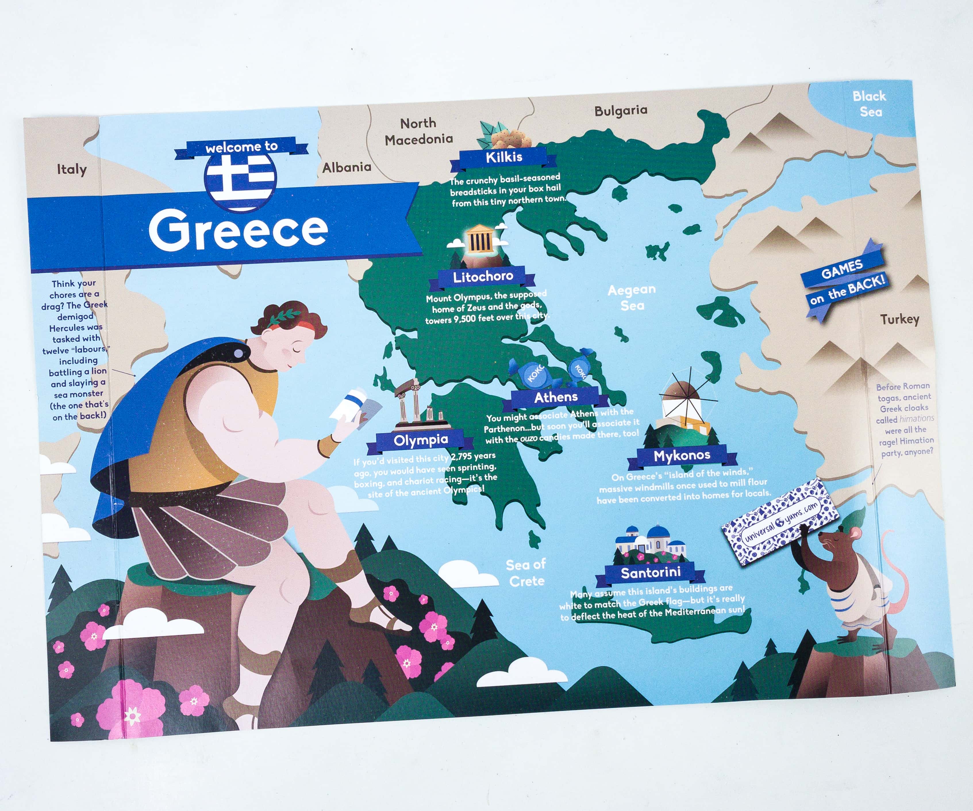 Universal Yums Subscription Box Review + Coupon - GREECE - Hello Subscription