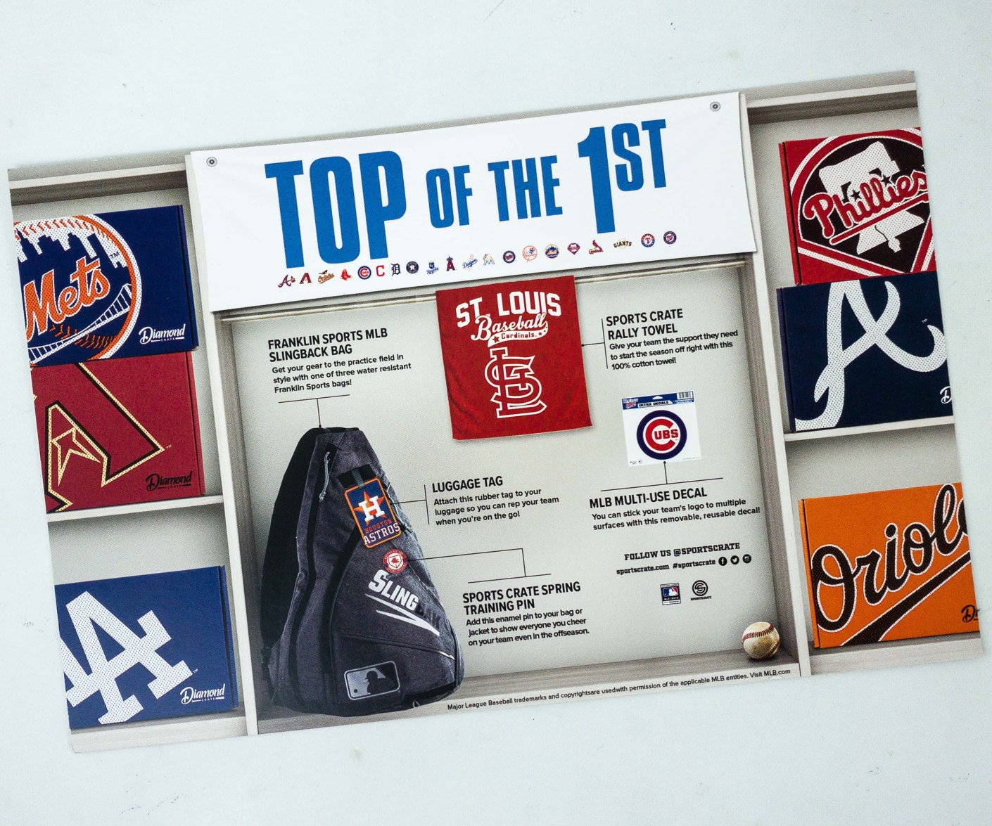 Sports Crate MLB Edition February 2019 Review + Coupon - Diamond Crate ...