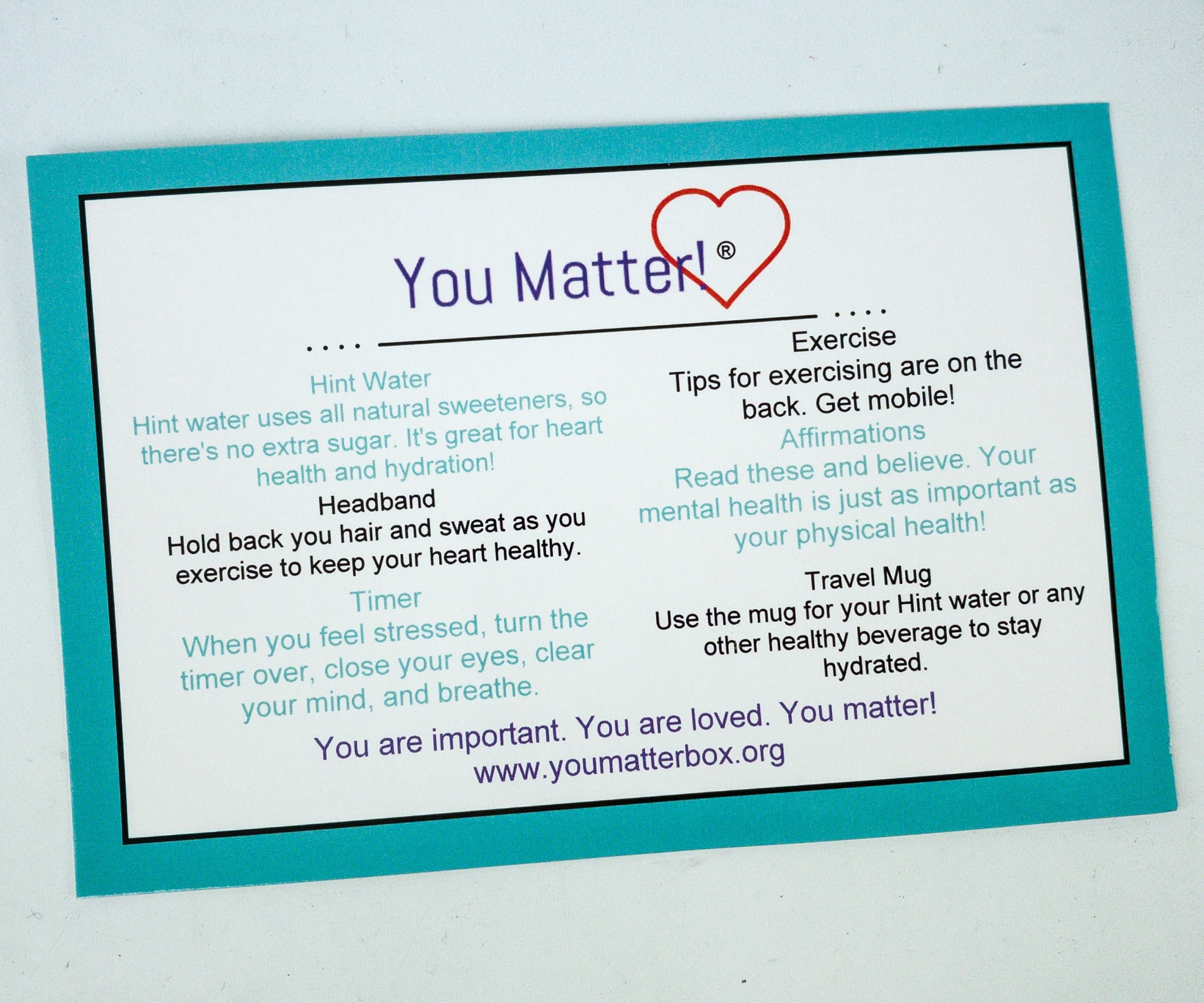 You Matter Box September 2019 Subscription Box Review - Hello Subscription