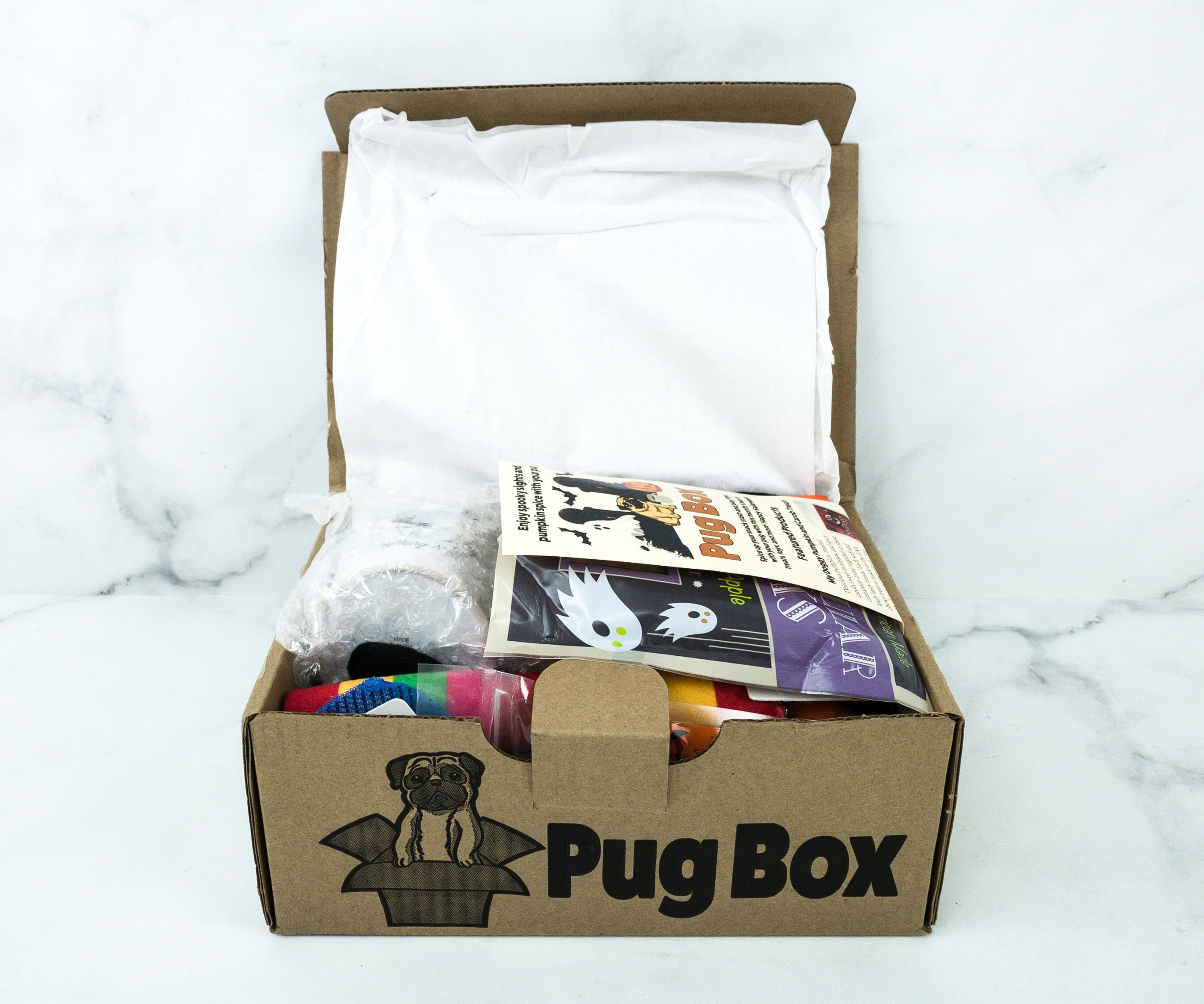 Pug Box September 2019 Subscription Box Review + Coupon! - Hello ...