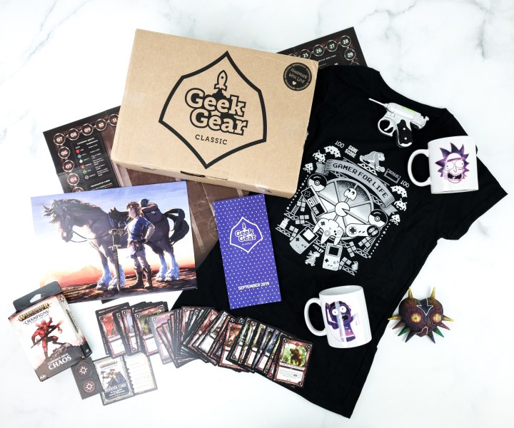 Geek Gear Box September 2019 Subscription Box Review + Coupon - Hello ...