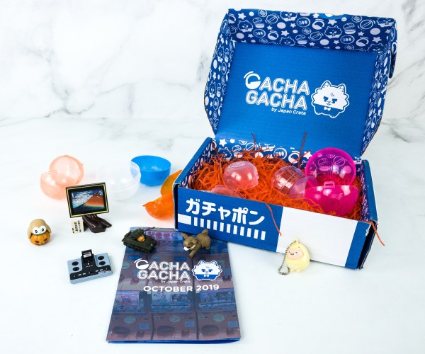 Gacha Gacha Crate October 2019 Subscription Box Review + Coupon - Hello ...