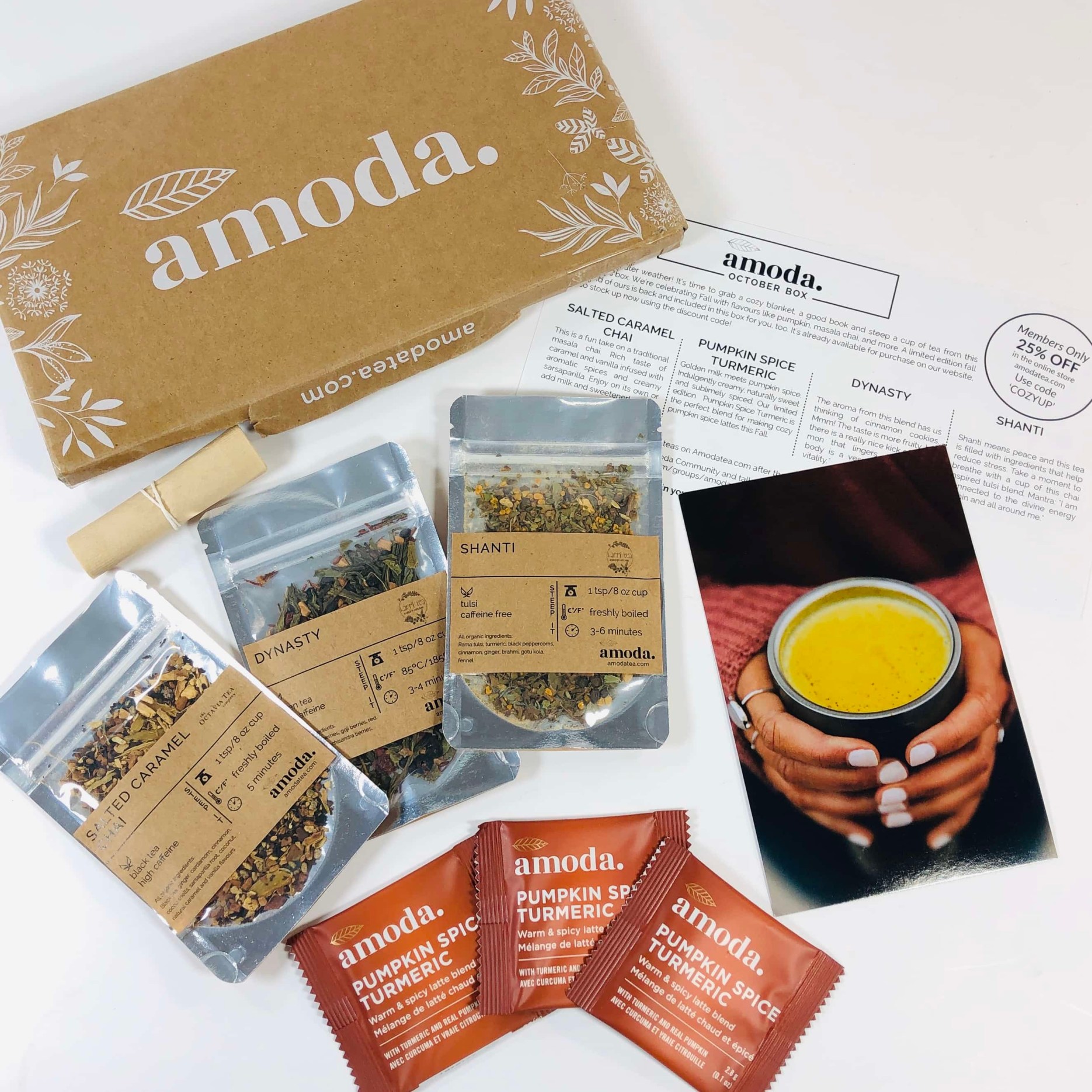 Amoda Tea October 2019 Subscription Box Review + Coupon! - Hello ...