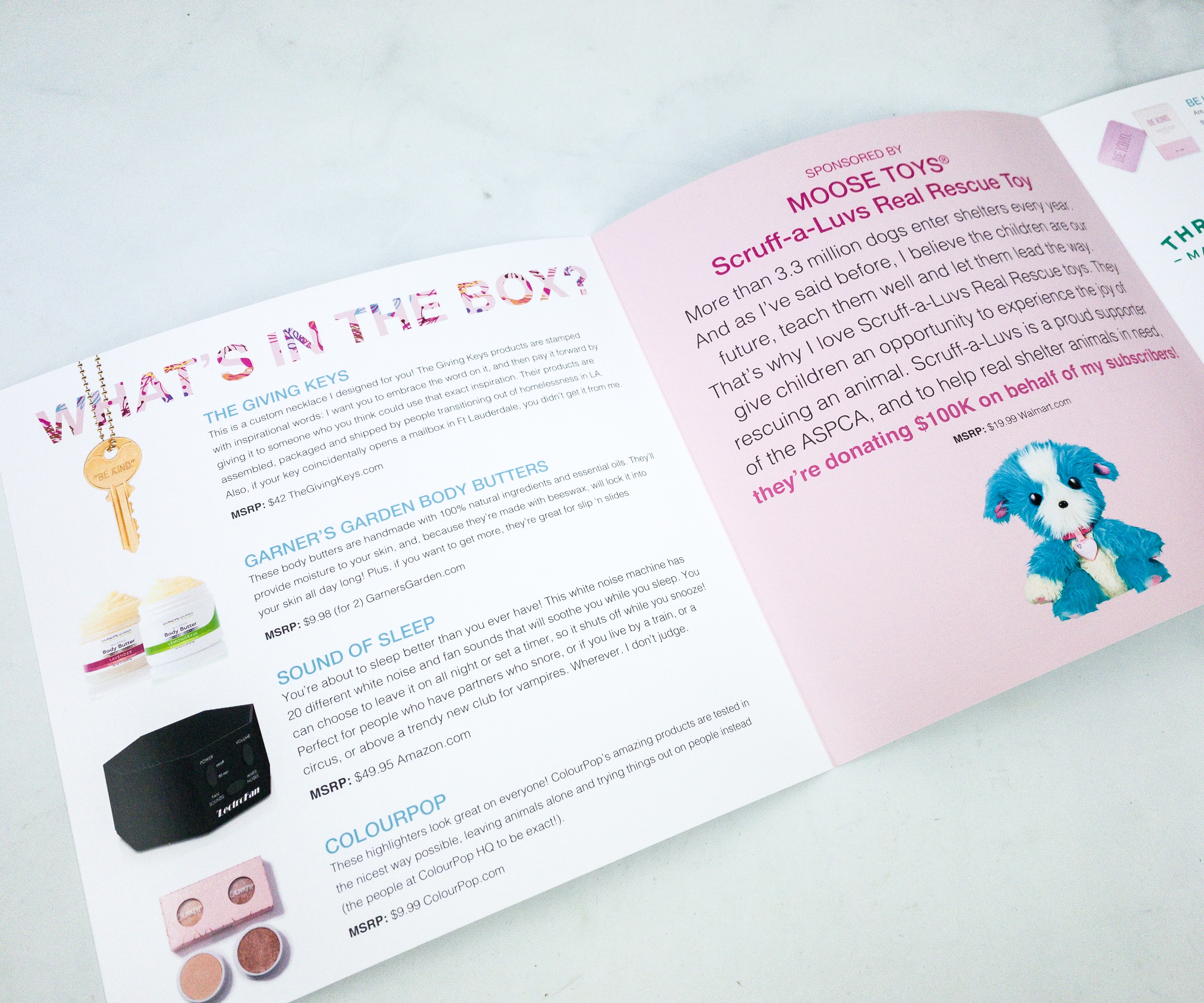 BE KIND by Ellen Box Fall 2019 Subscription Box Review - hello subscription