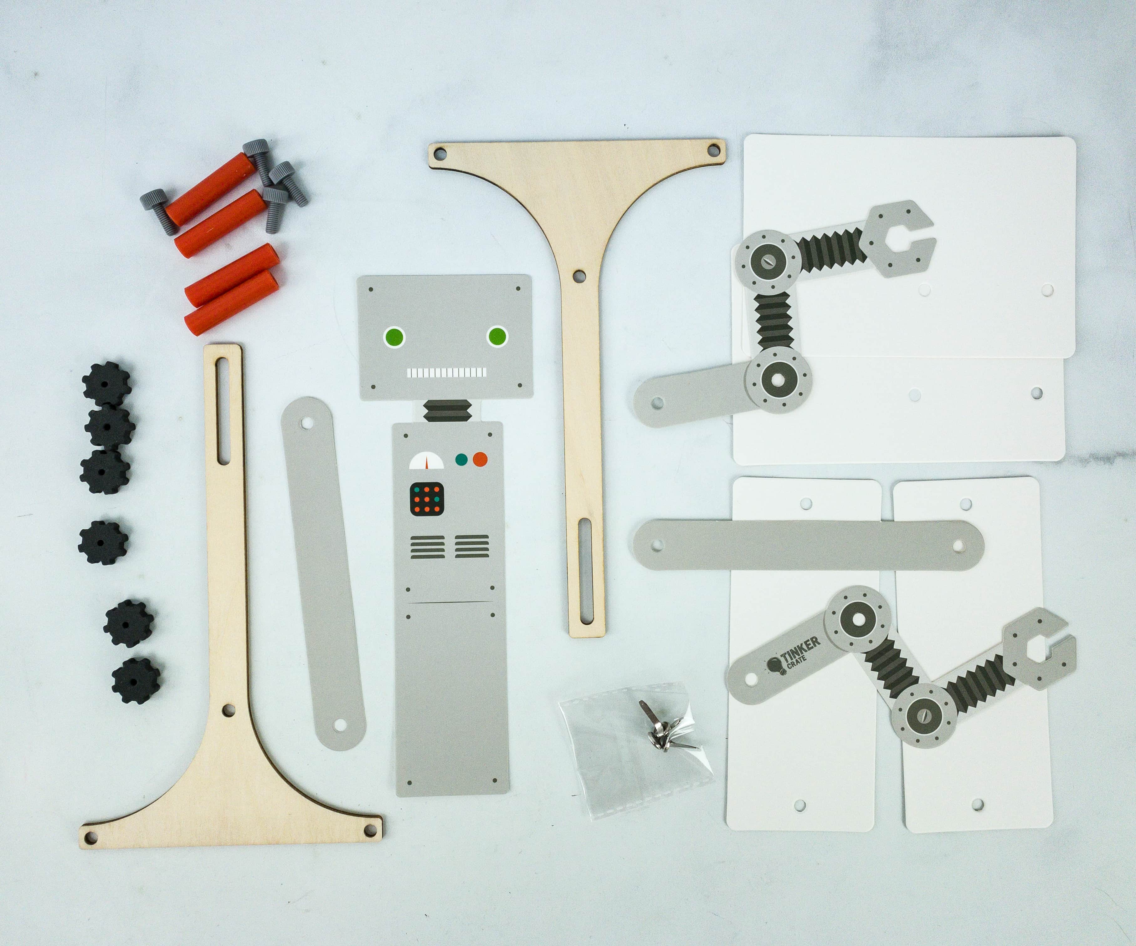 KiwiCo Tinker Crate Review & Coupon - WALKING ROBOT - hello subscription