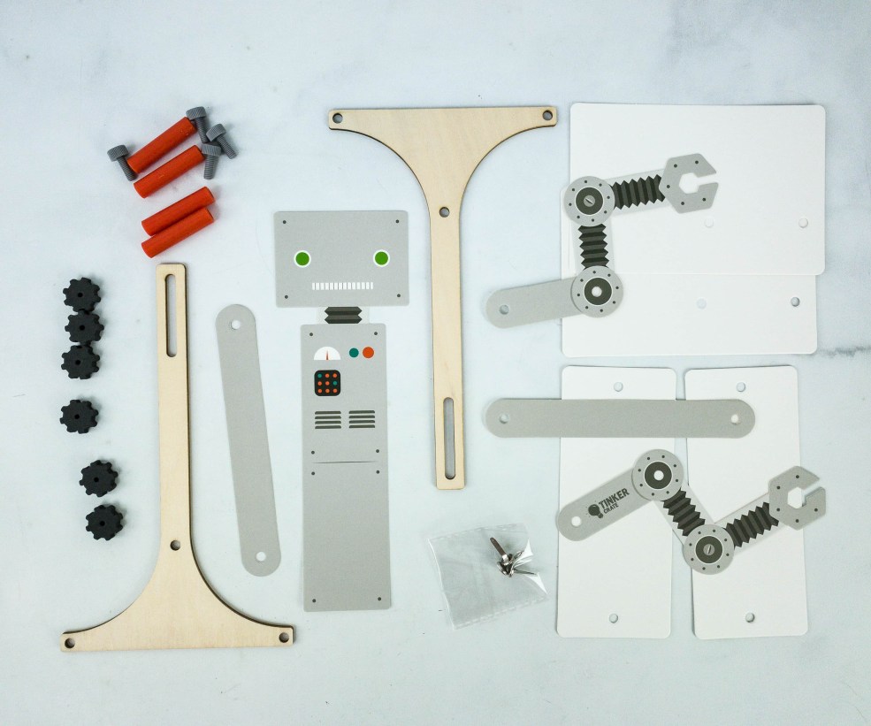 KiwiCo Tinker Crate Review & Coupon - WALKING ROBOT - hello subscription