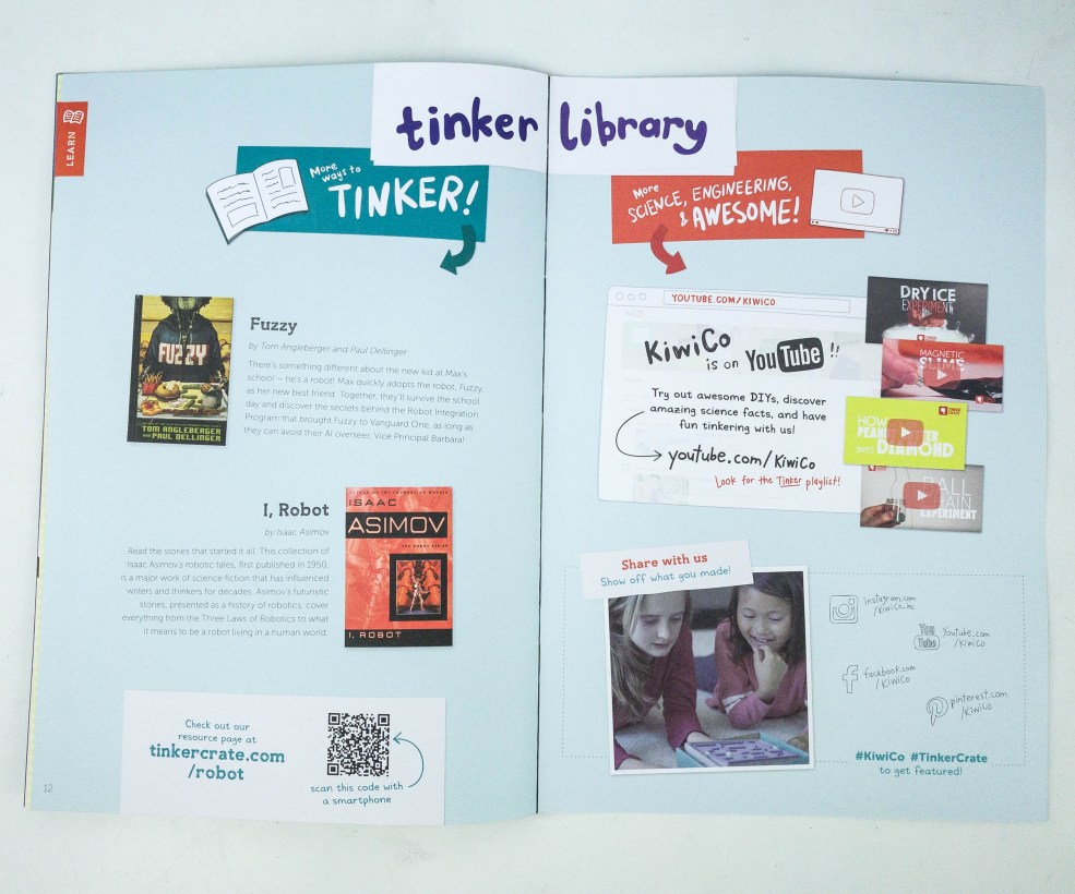 KiwiCo Tinker Crate Review & Coupon - WALKING ROBOT - hello subscription