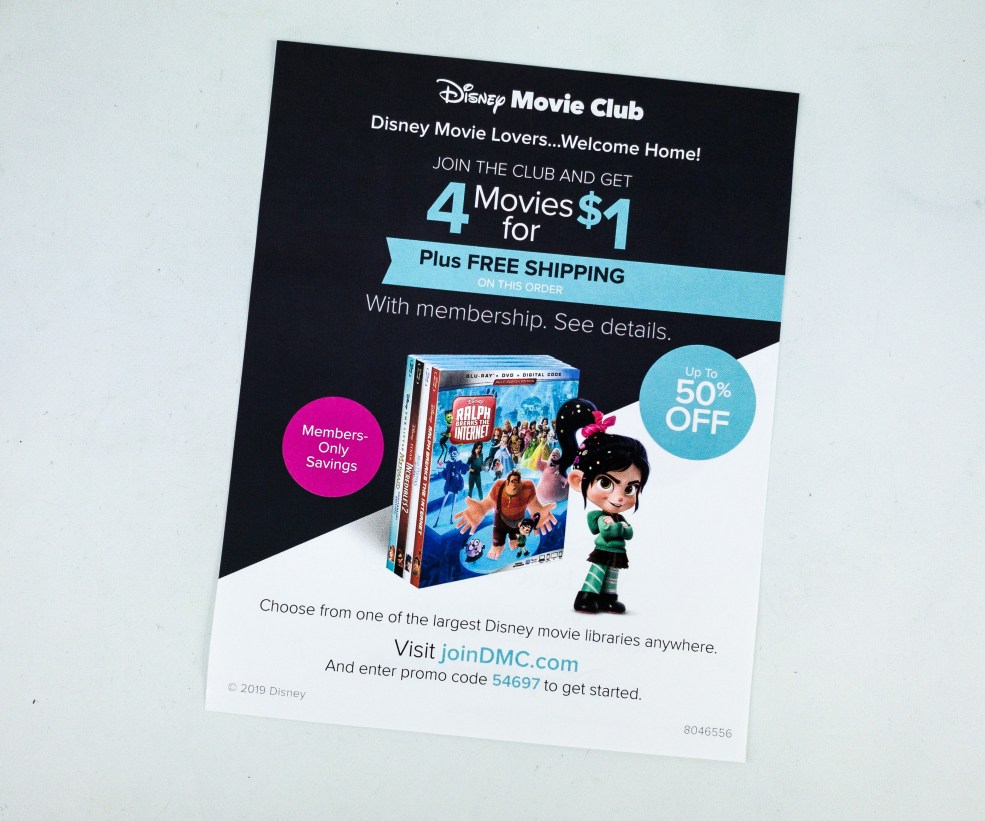 Disney Movie Club September 2019 Review + Coupon! - hello subscription