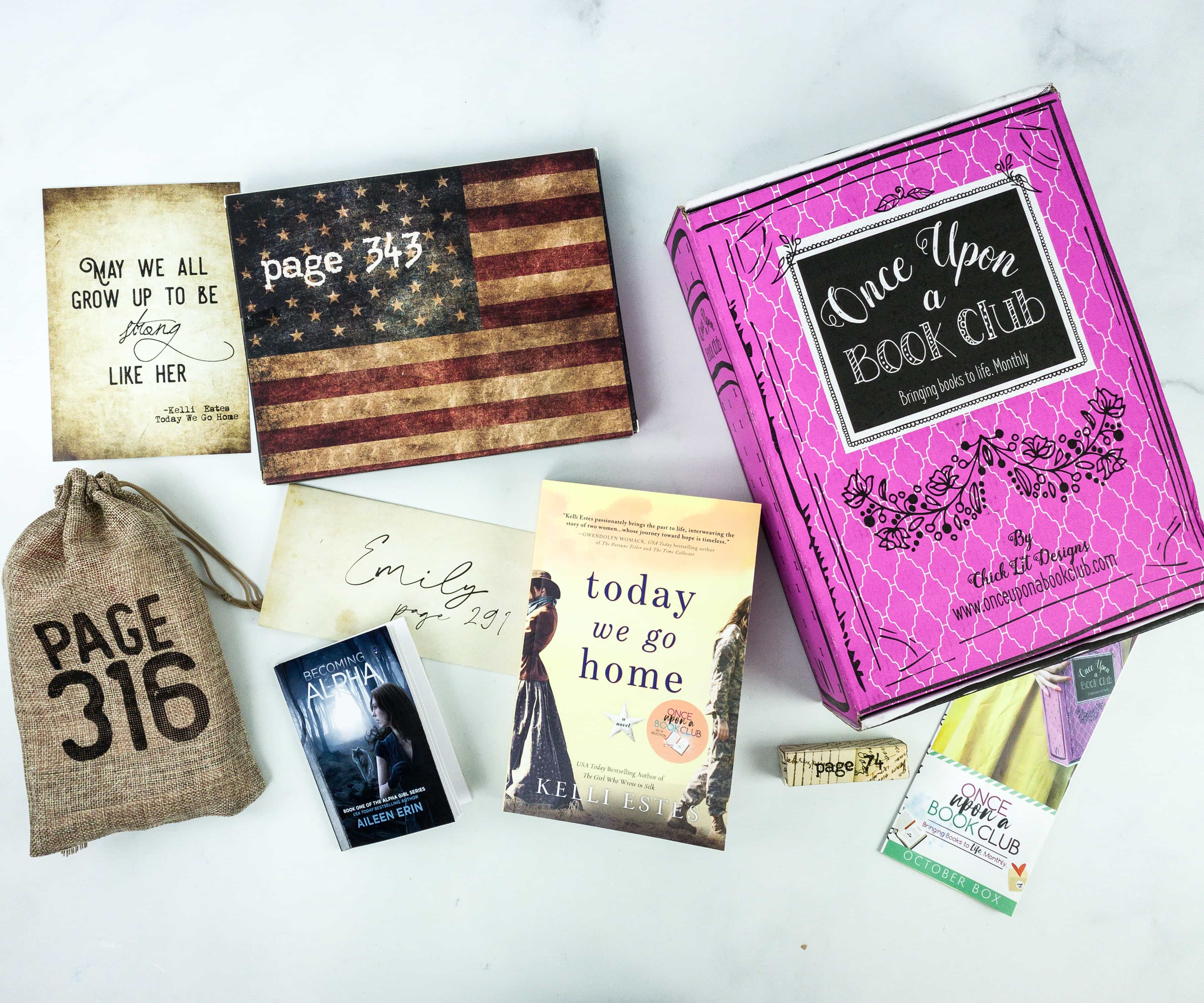 Once Upon a Book Club October 2019 Subscription Box Review + Coupon ...