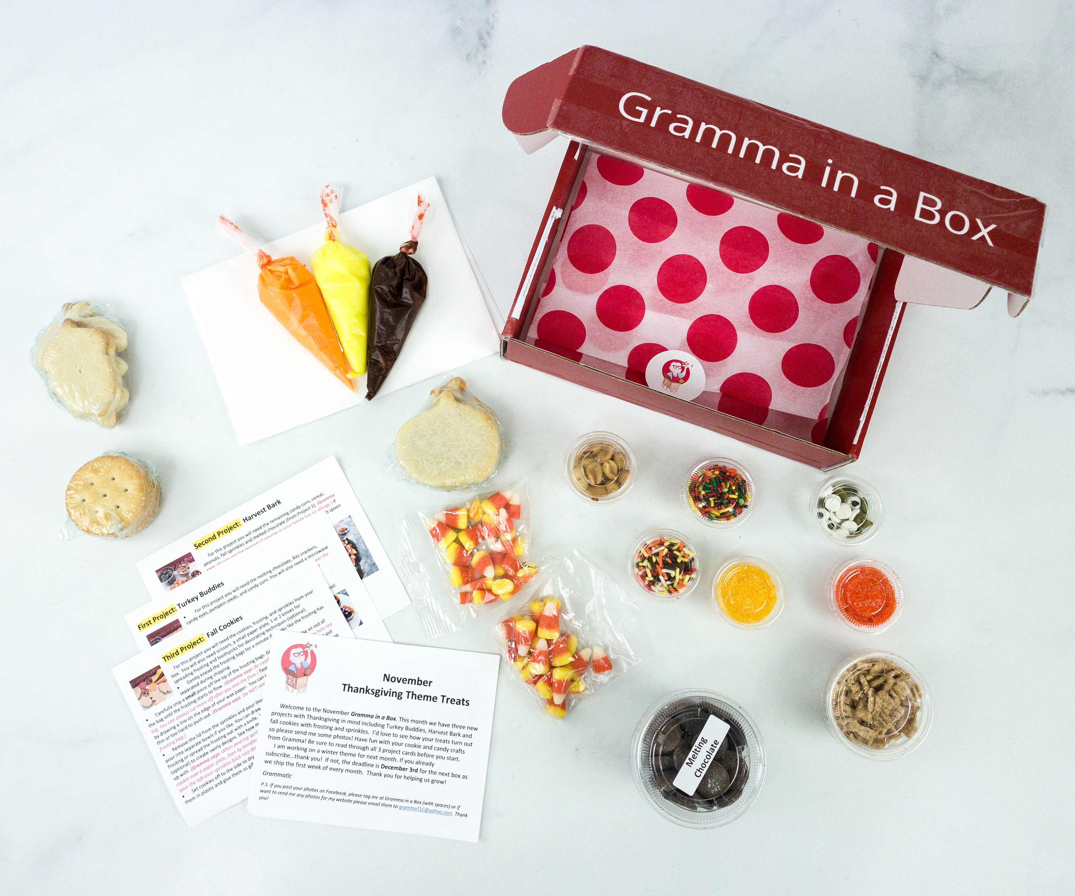 Gramma in a Box November 2019 Subscription Box Review + Coupon - hello ...