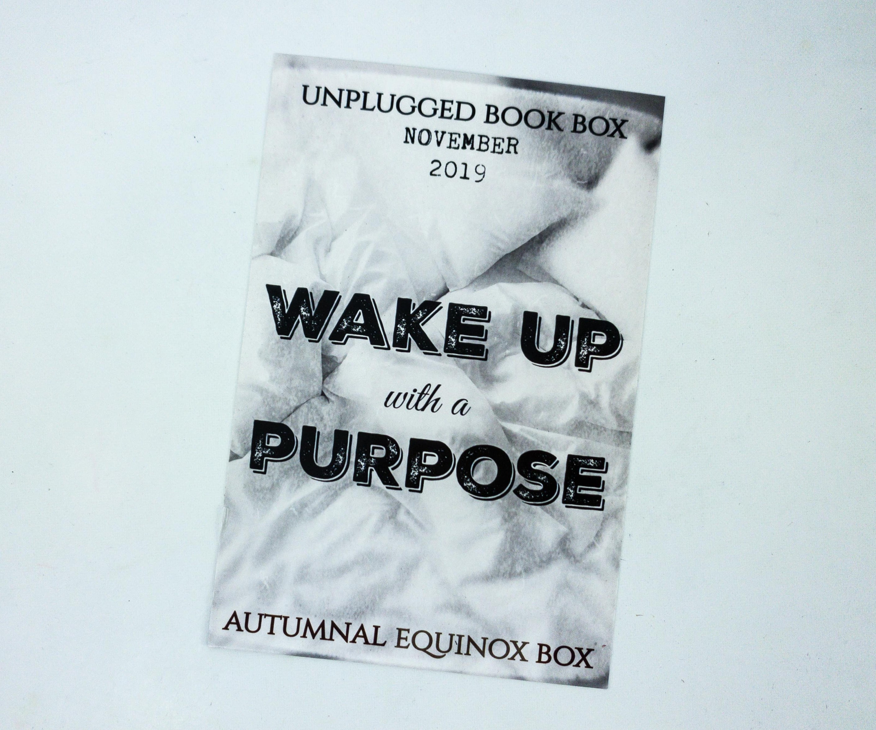 Unplugged Book Box November 2019 Adult Fiction Subscription Box Review ...