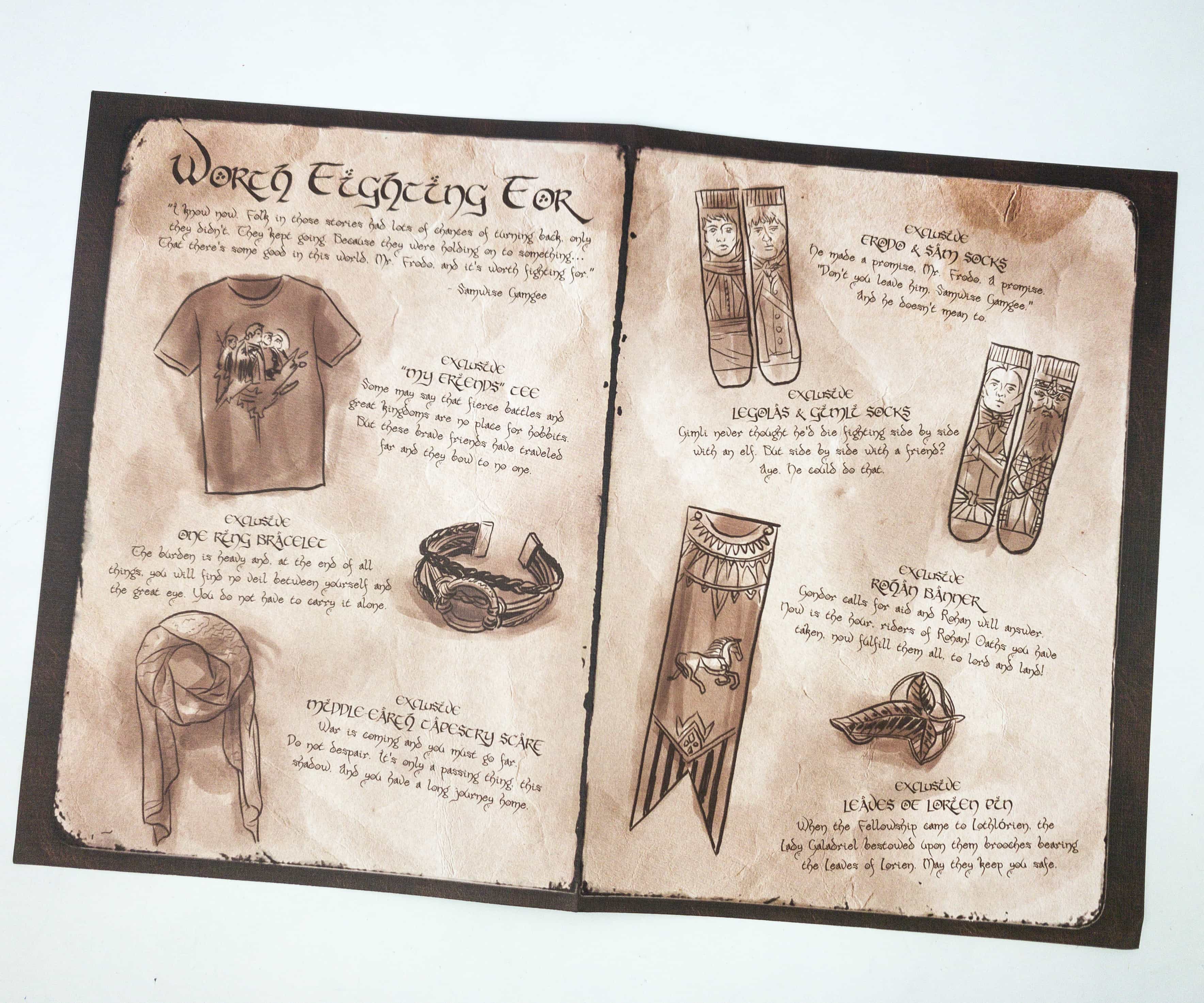 Loot Crate Limited Edition Lord Of The Rings Crate Review - Box 2 ...