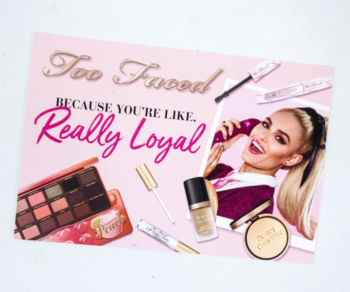 Too Faced Cyber Monday 2019 Mystery Bag Review - Hello Subscription