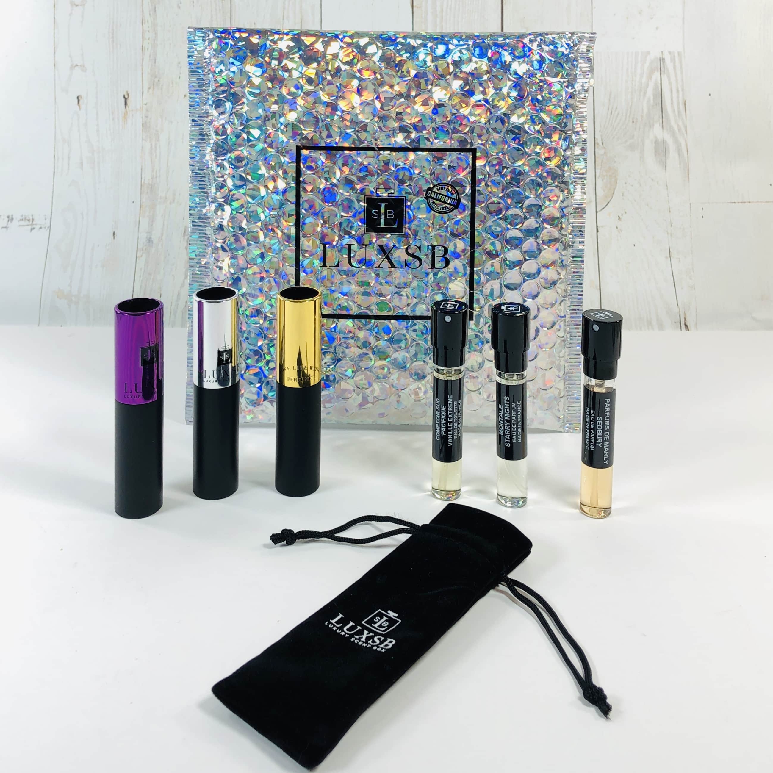 LUXSB - Luxury Scent Box Subscription Box Review + Coupon - December ...