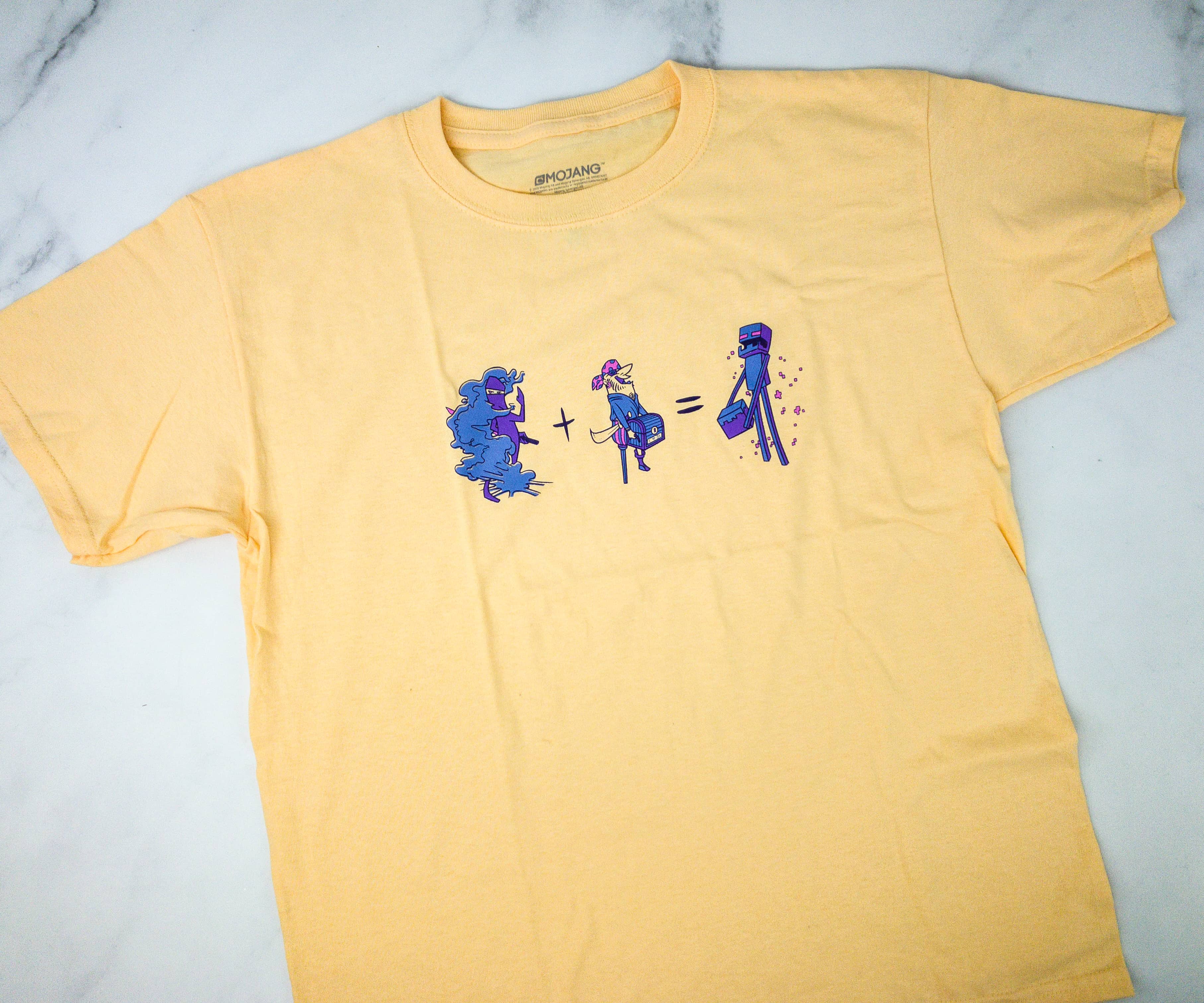 Minecraft T-Shirt Club January 2020 Subscription Box Review - Hello ...