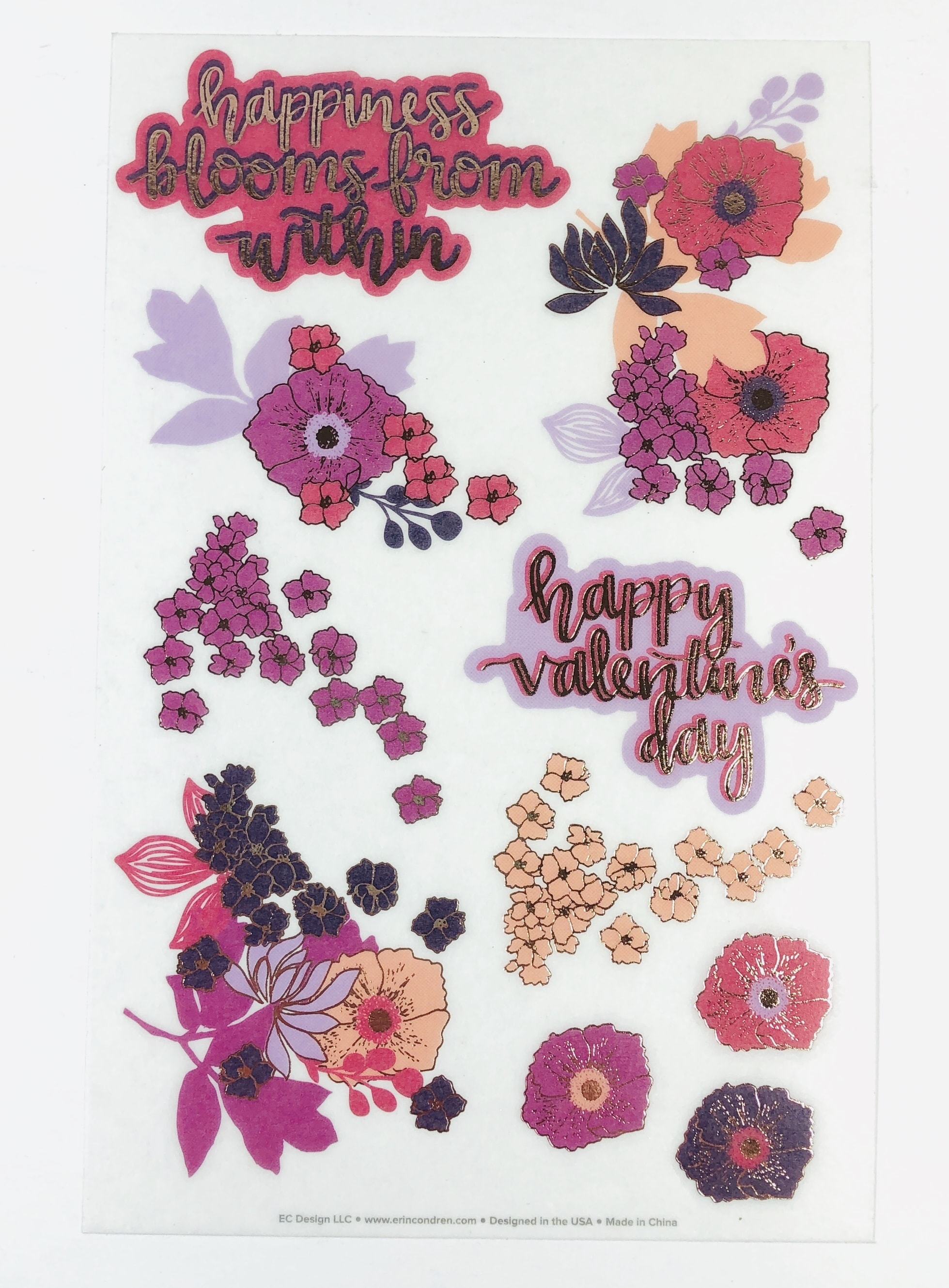 Erin Condren Sticker Club Winter 2019 Subscription Box Review - hello ...