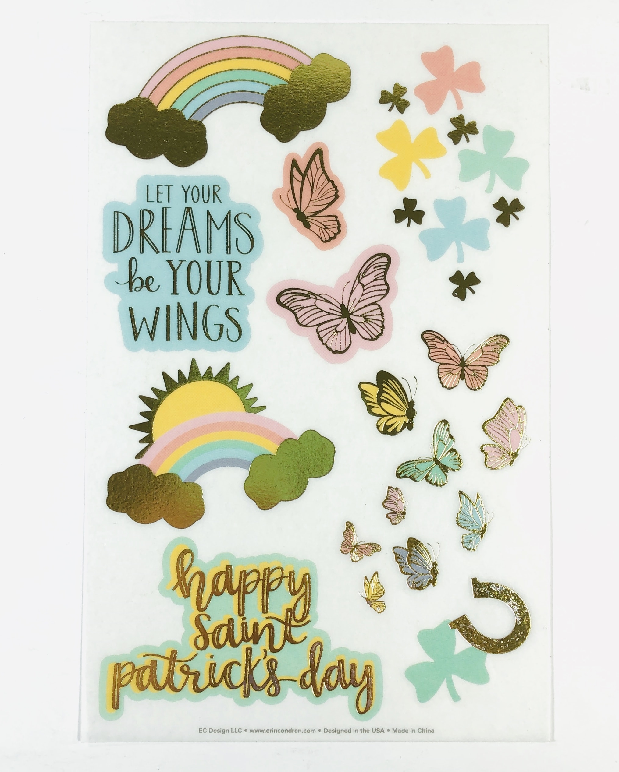 Erin Condren Sticker Club Winter 2019 Subscription Box Review - hello ...