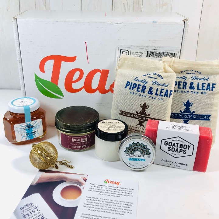 Teasy December 2019 Subscription Box Review + Coupon - Hello Subscription