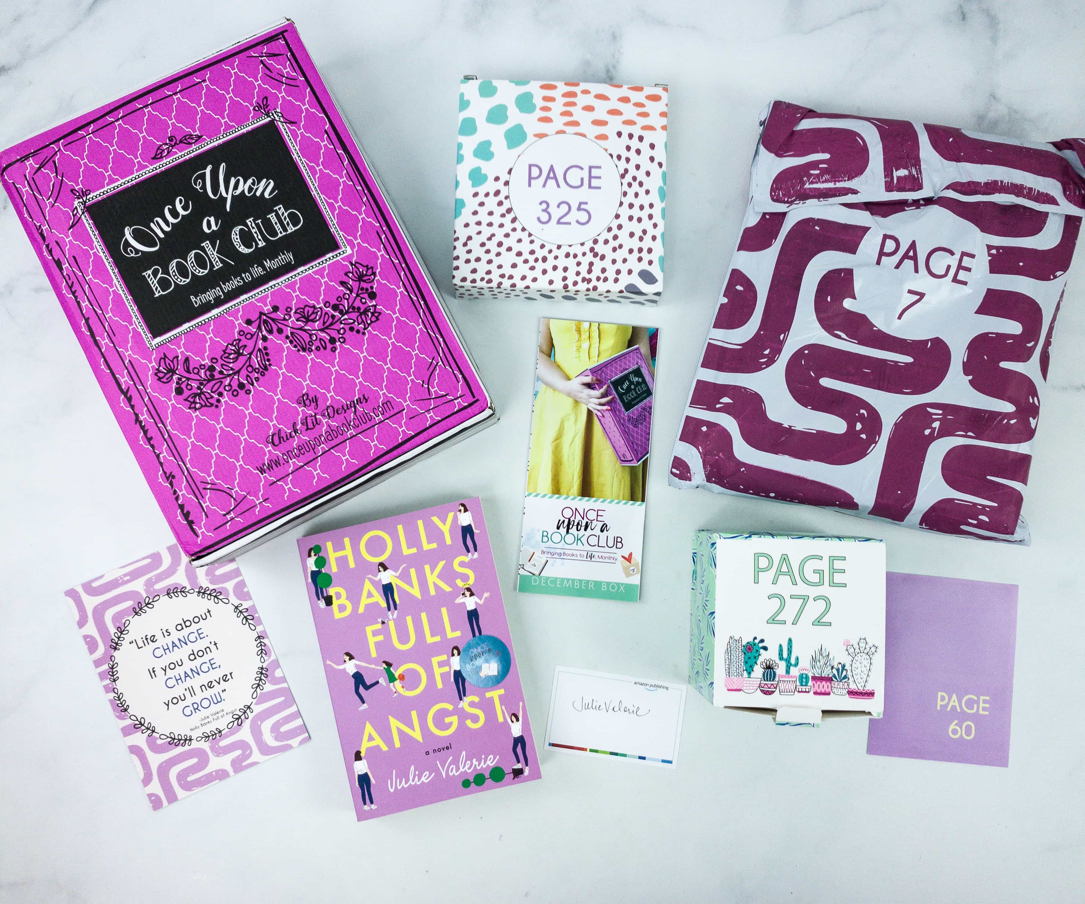 Once Upon a Book Club December 2019 Subscription Box Review + Coupon ...