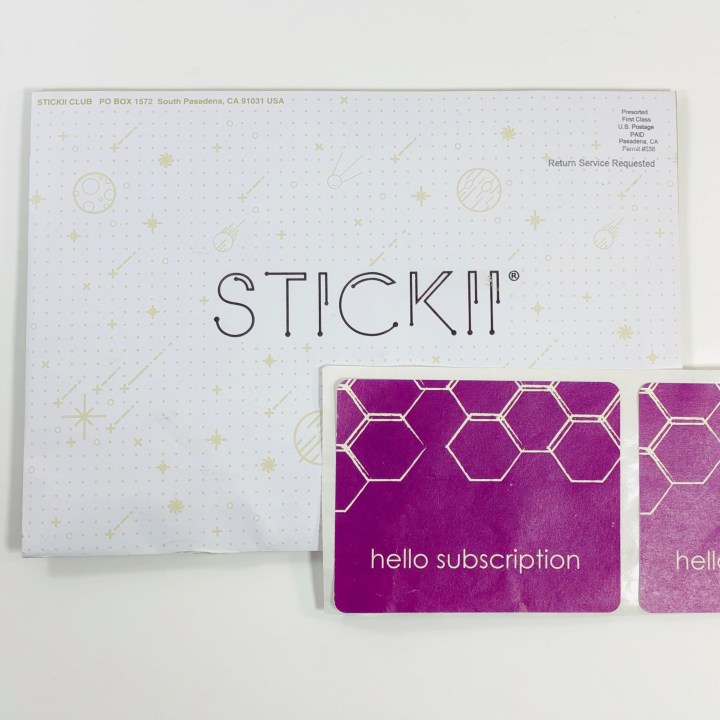 STICKII Club January 2020 Subscription Box Review - Retro Pack! - Hello ...