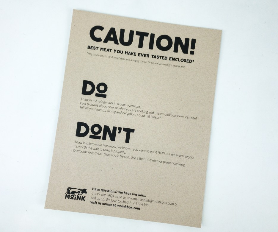 Moink Subscription Box Review + Coupon - CHICKEN & SALMON BOX - Hello ...